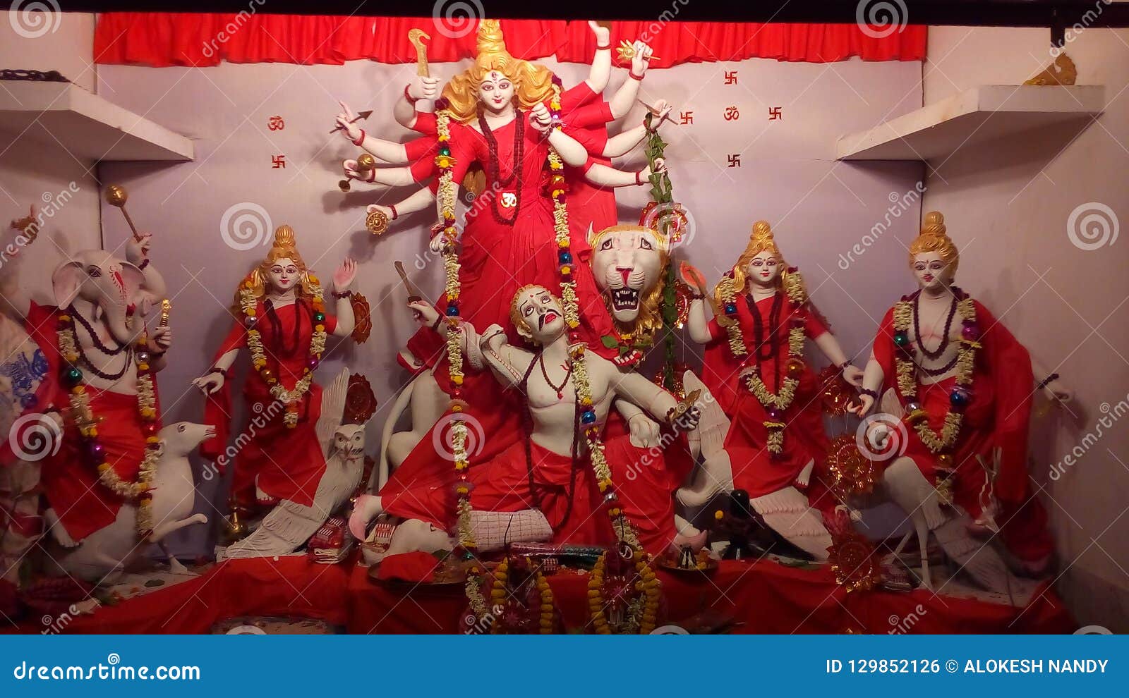 Durga Pratima editorial photo. Image of durga, bengal - 129852126