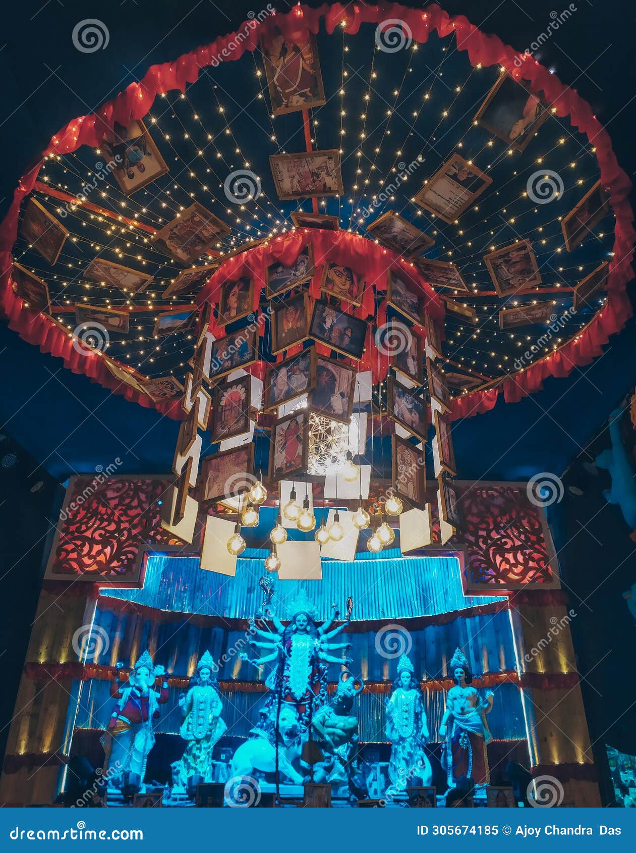 Durga Protima Photo editorial image. Image of dance - 305674185