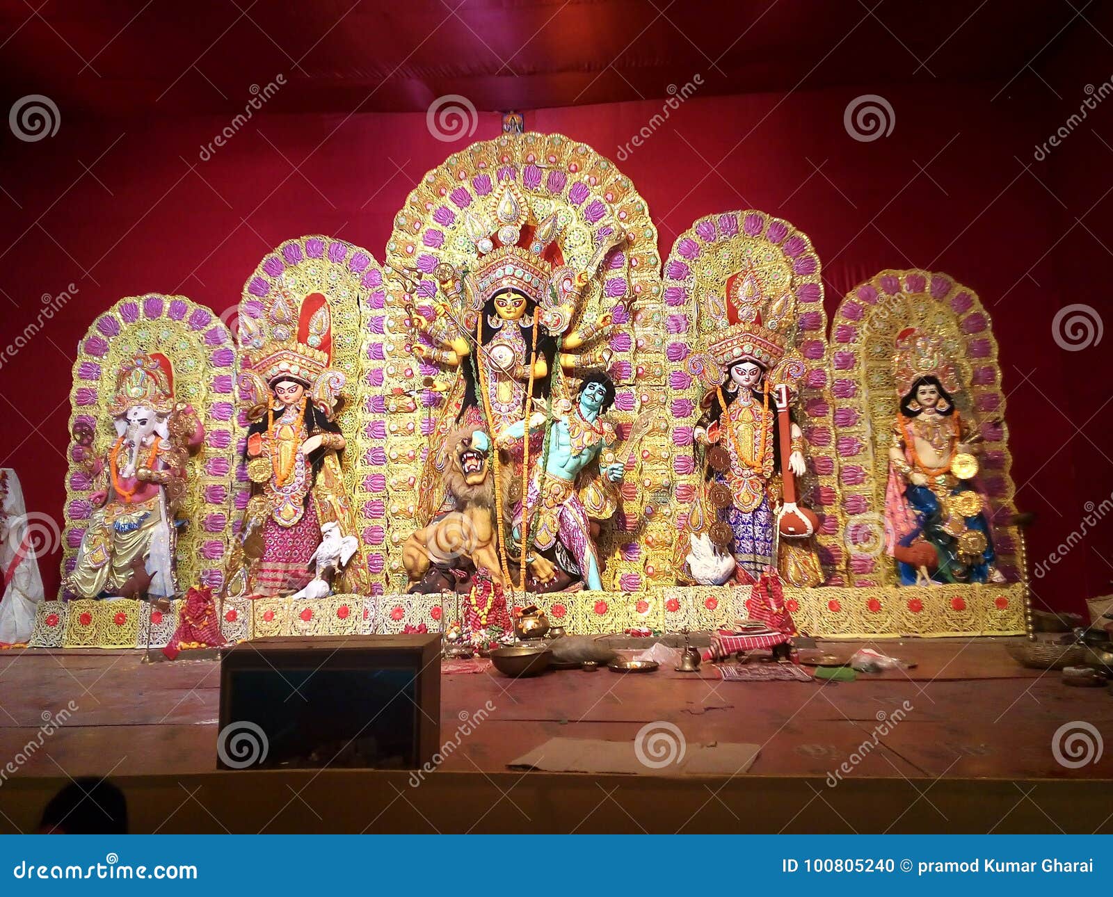 Durga puja 2017 stock photo. Image of puja, durga, shoot - 100805240