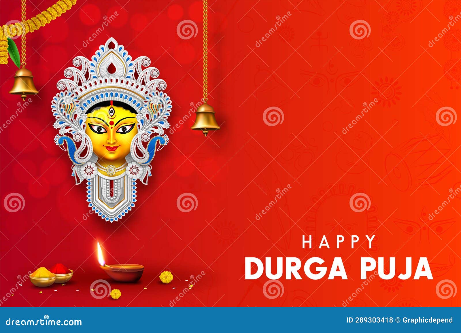 Happy Durga Puja Creative Banner Background Design with Goddess Durga ... Happy Durga Puja Creative Banner Background Design with Goddess Durga ...