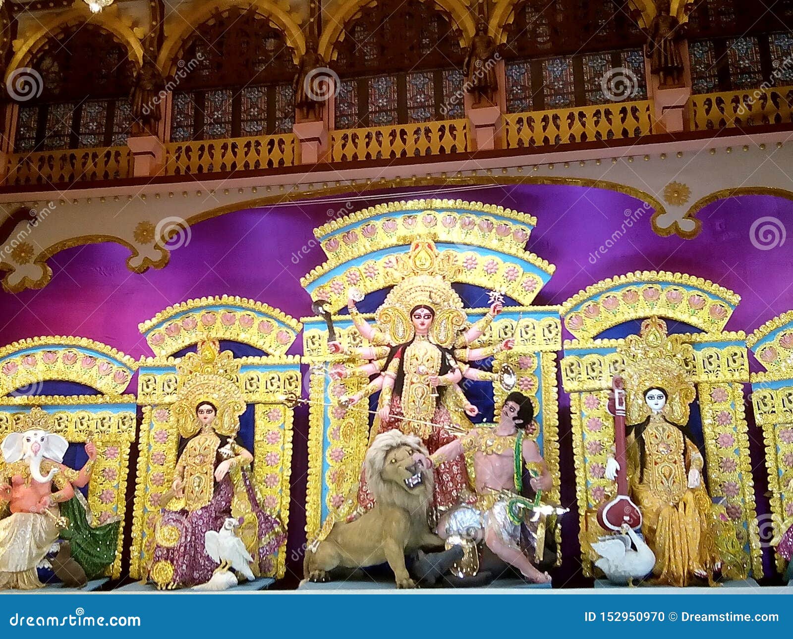 Durga thakur Kolkata stock photo. Image of durga, goddess - 152950970