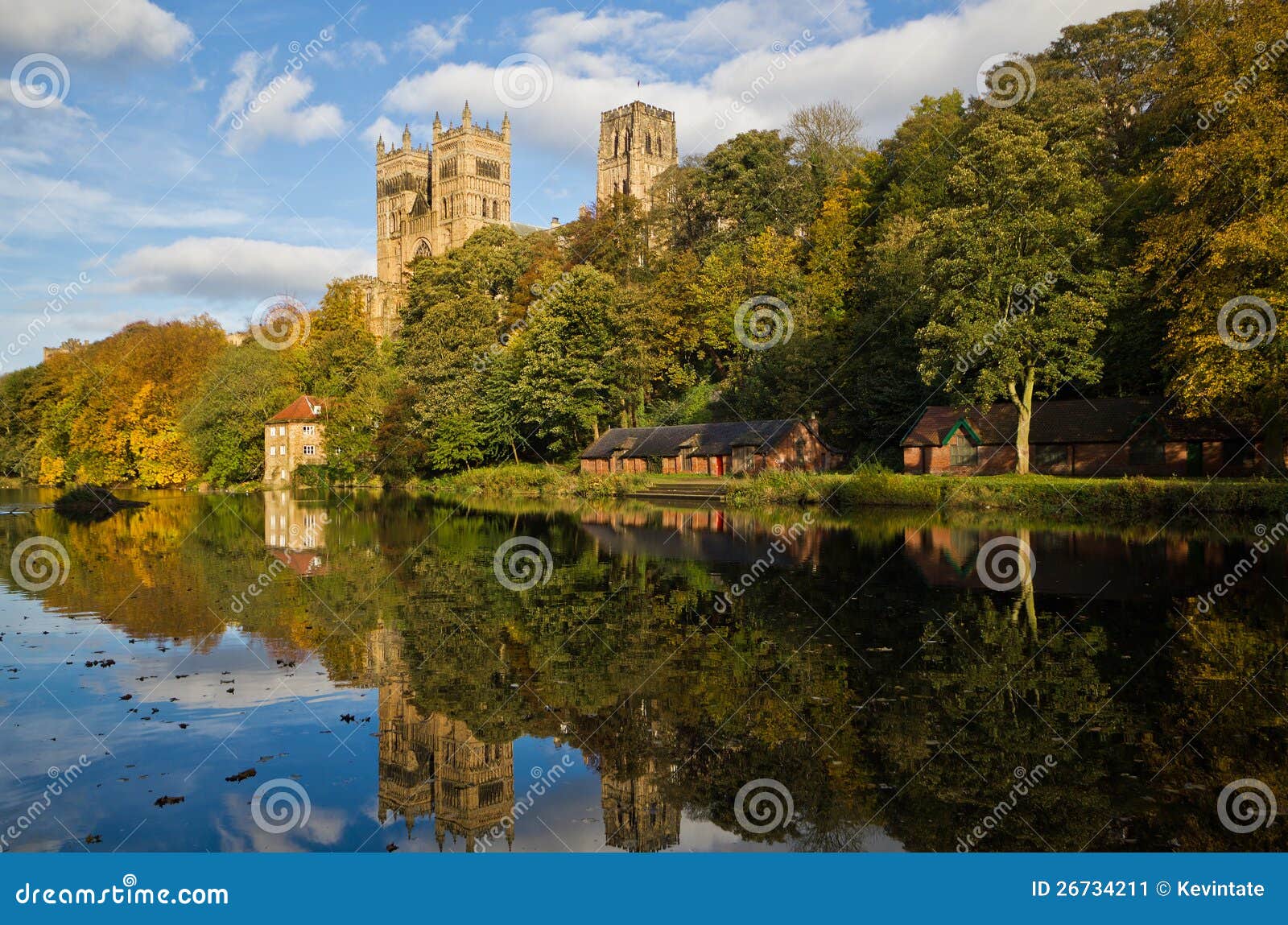 Durham Cathedral in Autumn. Stock Image - Image of fulling, cathedral ...