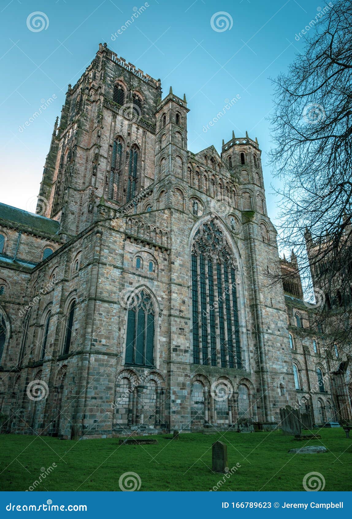 Durham Cathedral and Graveyard Stock Image - Image of east, christ ...