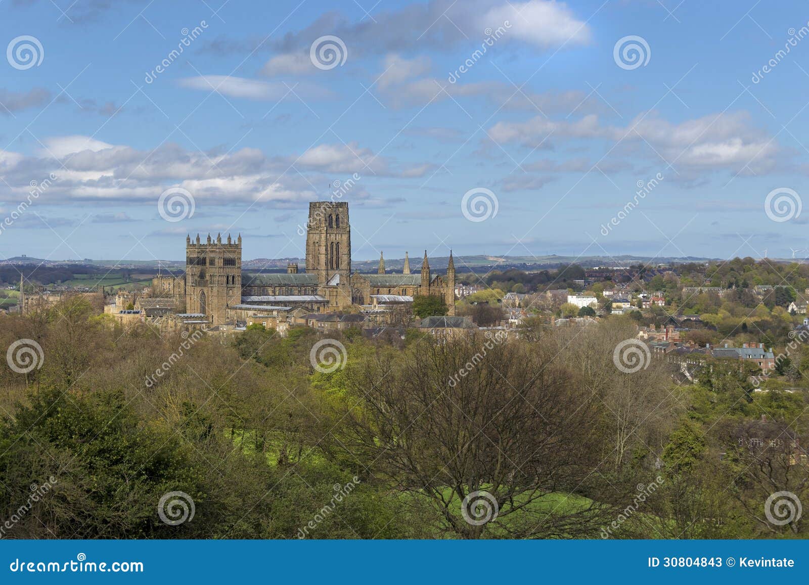 Durham Cathedral stock image. Image of england, spring - 30804843