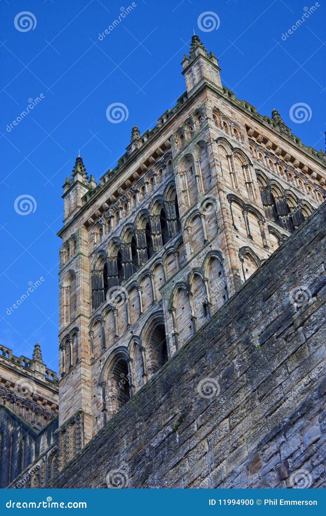 Durham Cathedral Tower stock photo. Image of durham, tourism - 11994900