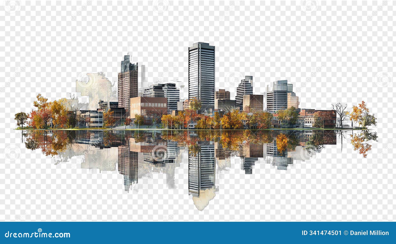 Durham Skyline Horizontal Banner. Vector Illustration | CartoonDealer ...