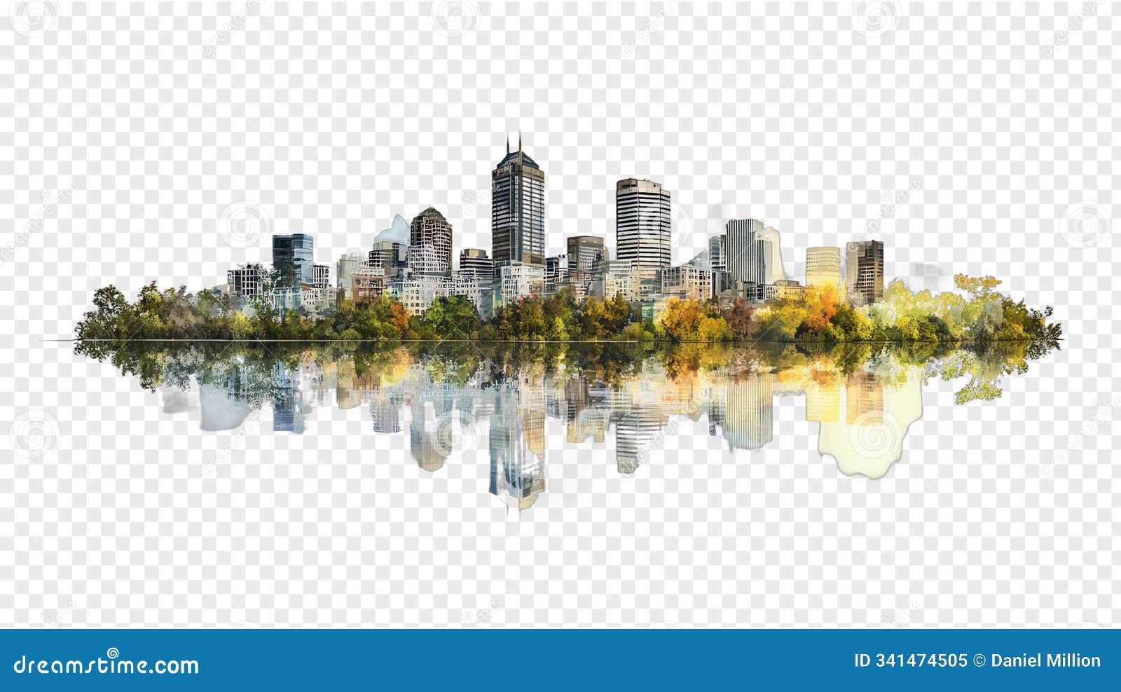 Durham city skyline stock illustration. Illustration of cityscape ...
