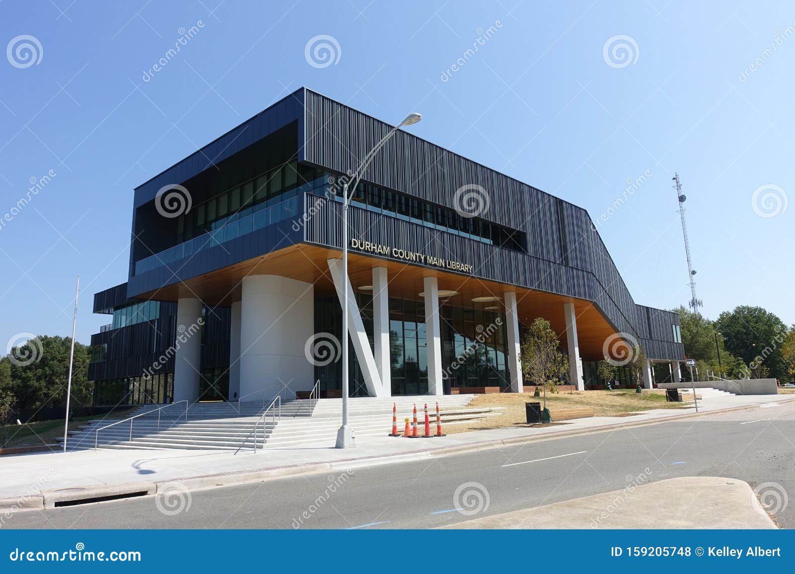 Durham Main Public Library in North Carolina Editorial Stock Photo ...