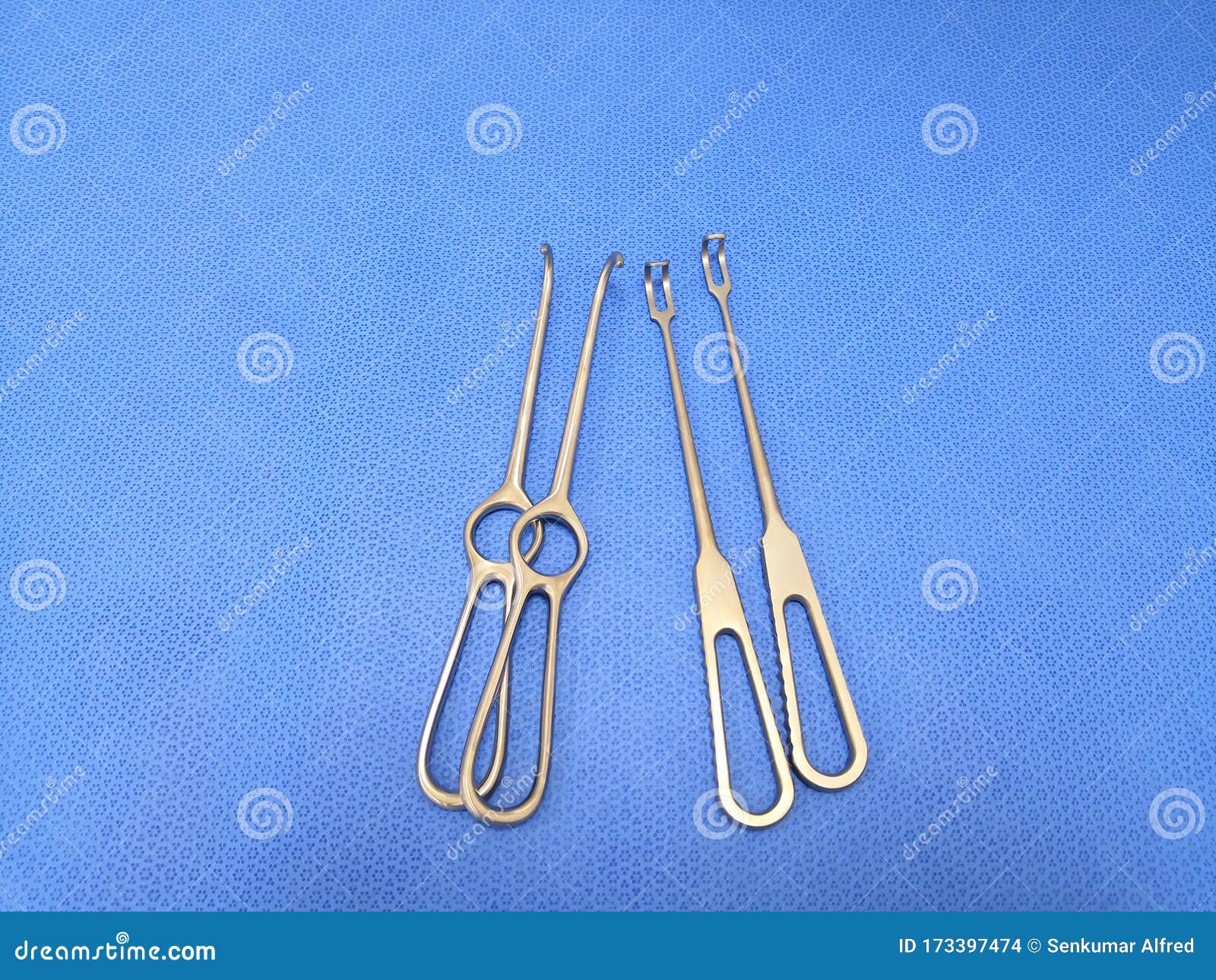 Durham Retractor and Single Hook Retractor Stock Photo - Image of ...