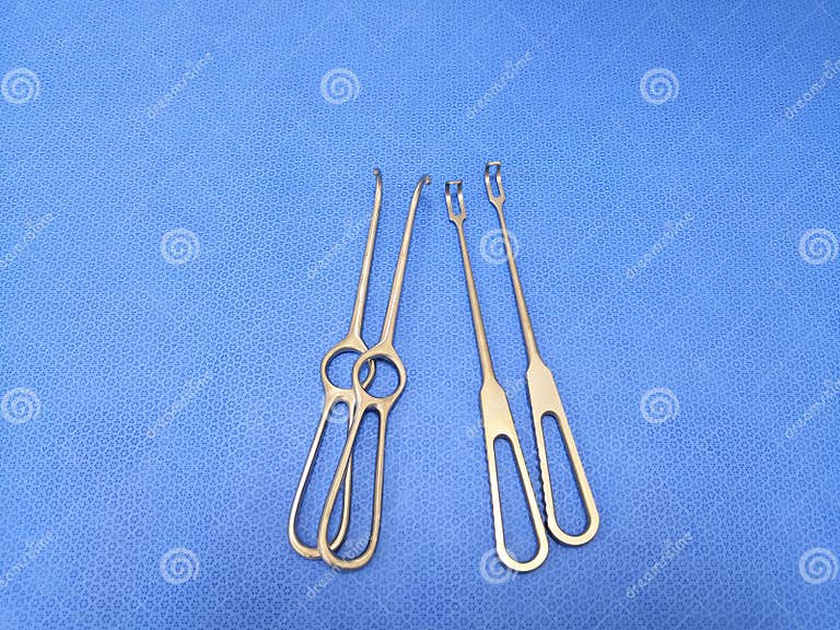 Durham Retractor and Single Hook Retractor Stock Photo - Image of ...