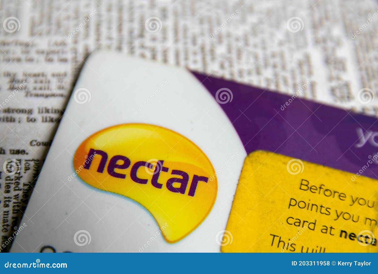Plastic Nectar Card On Background Editorial Photo | CartoonDealer.com ...