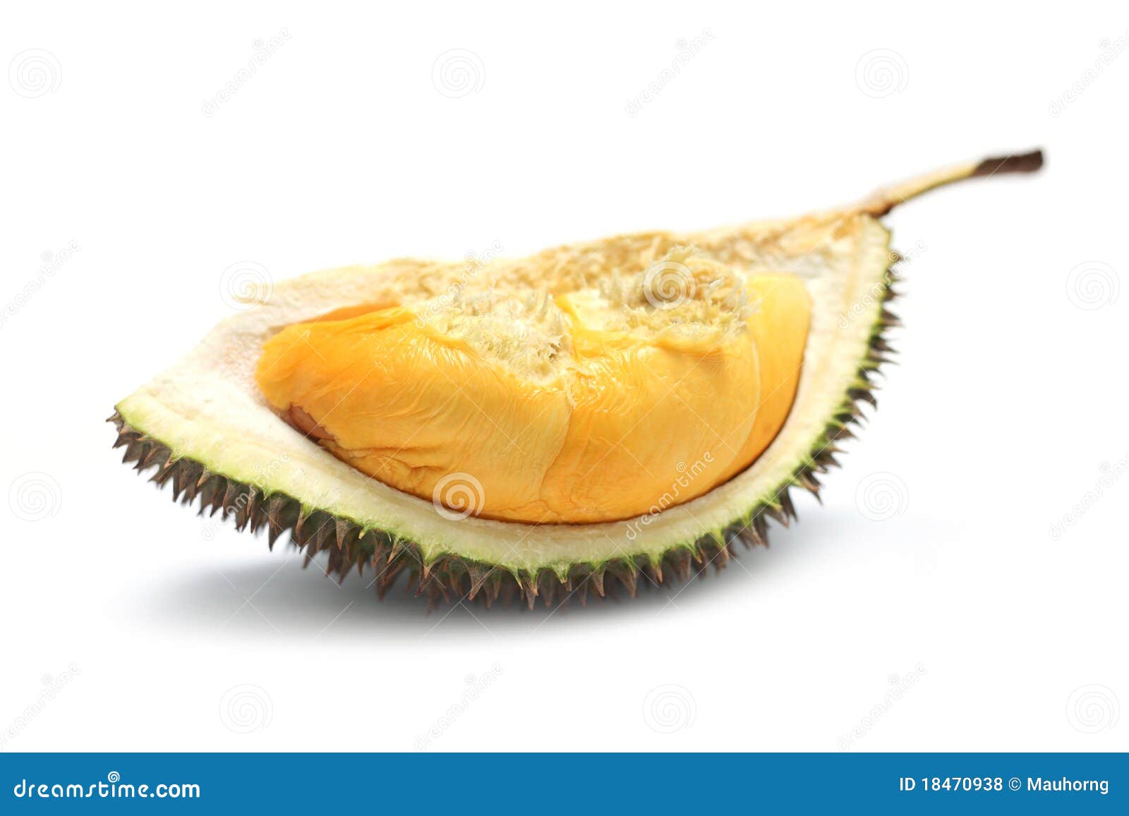 Durian photo stock. Image du vivacité, épines, interne - 18470938