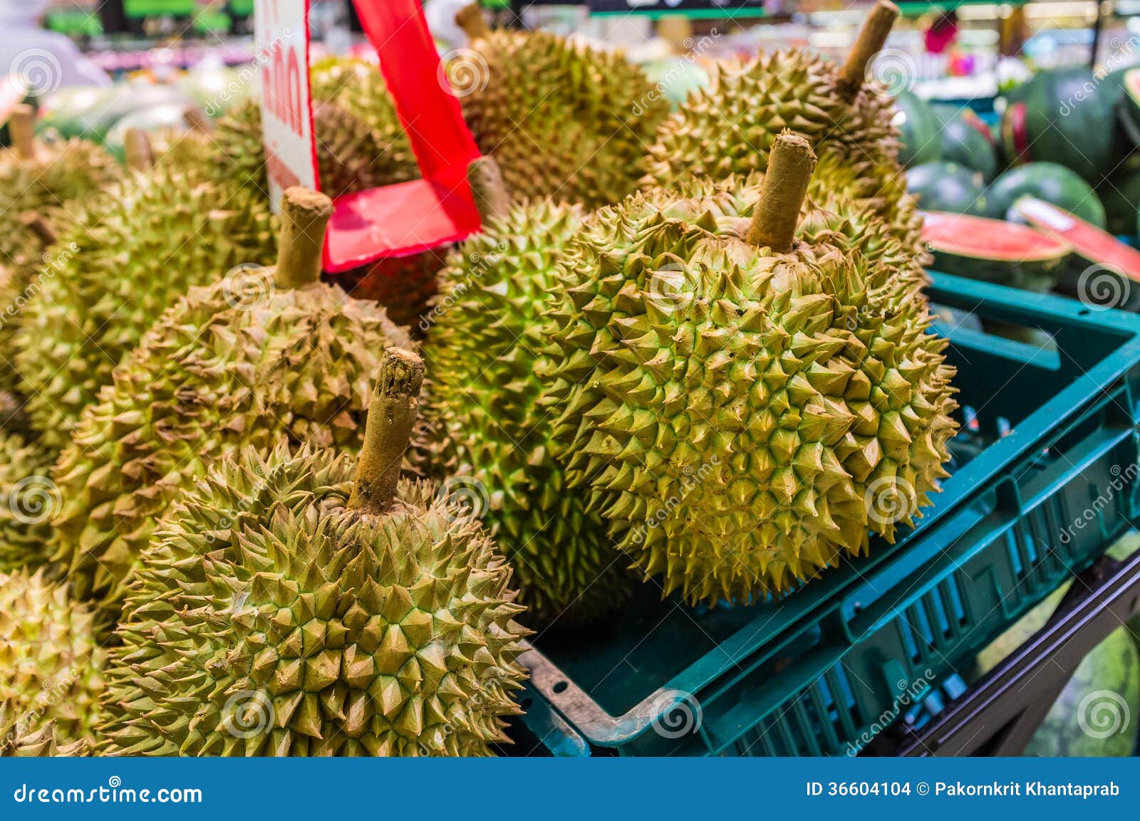 Durian photo stock. Image du cadre, normal, nourriture - 36604104