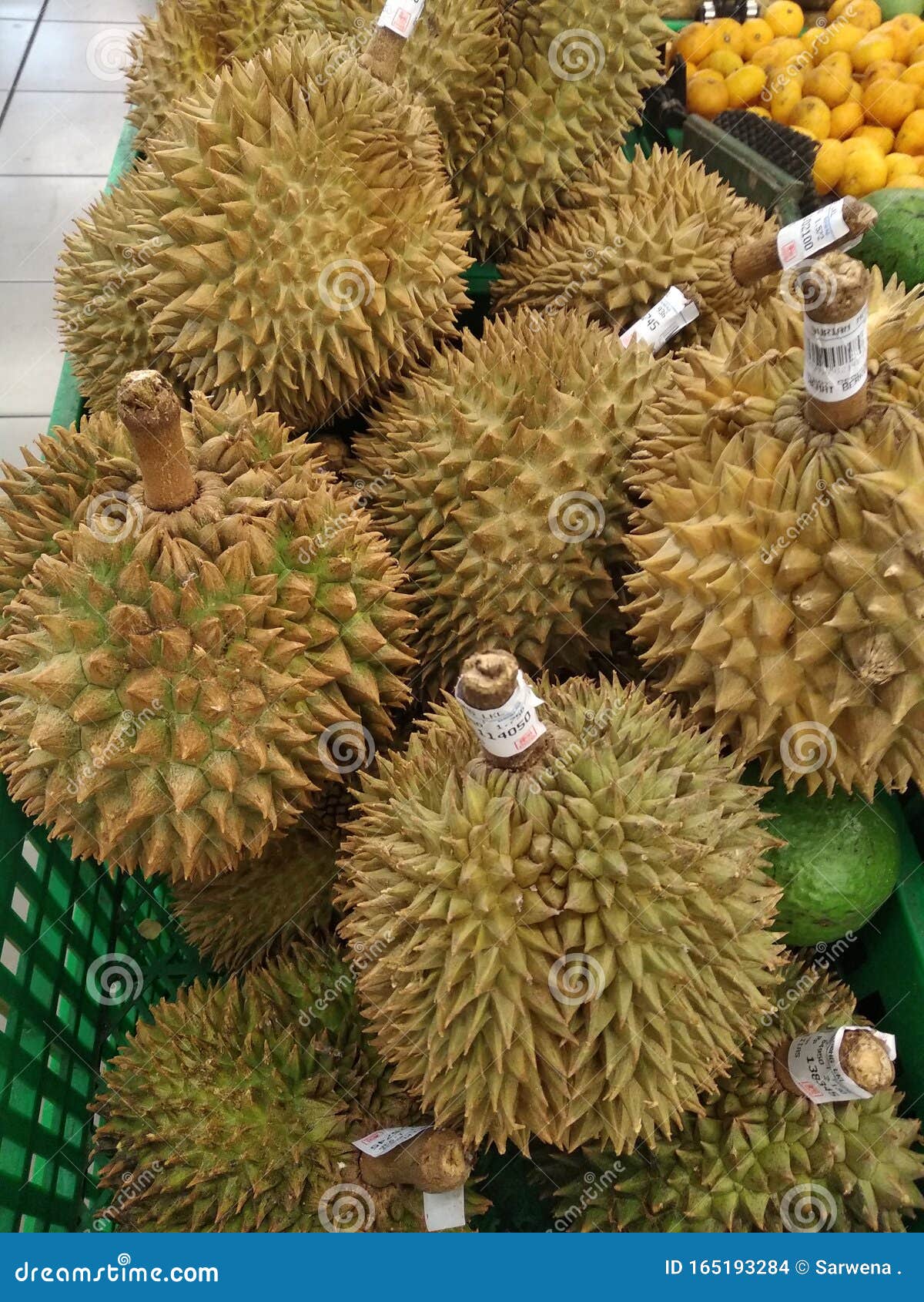 Durian Fruit Vitamin Health Color Stock Photo - Image of health, durian ...