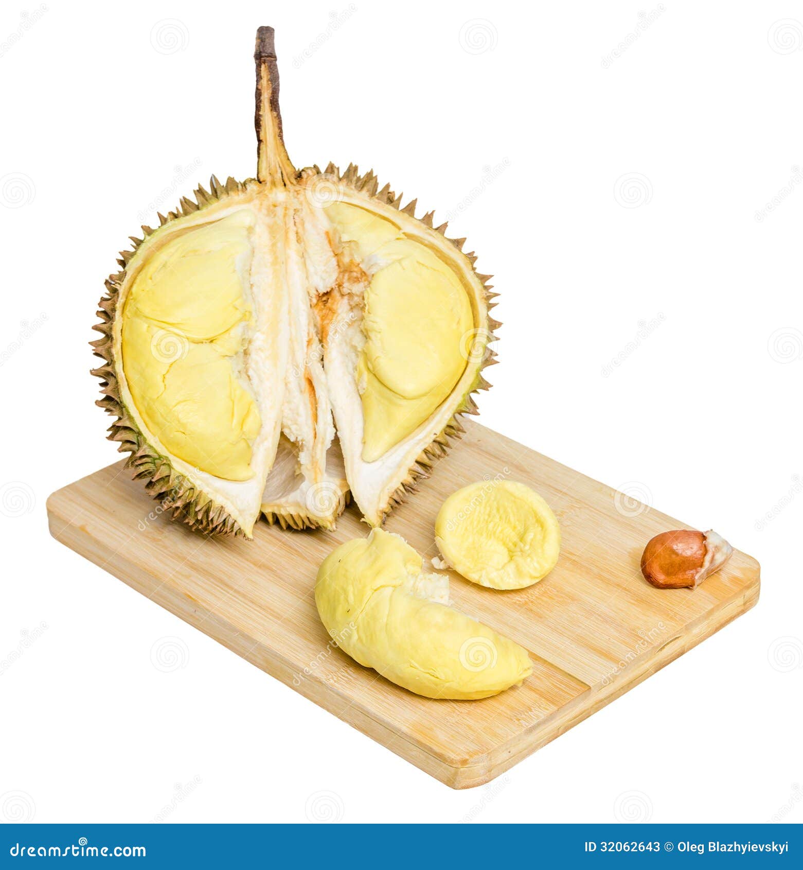 Durian. Giant Tropical Fruit. Stock Photography | CartoonDealer.com ...