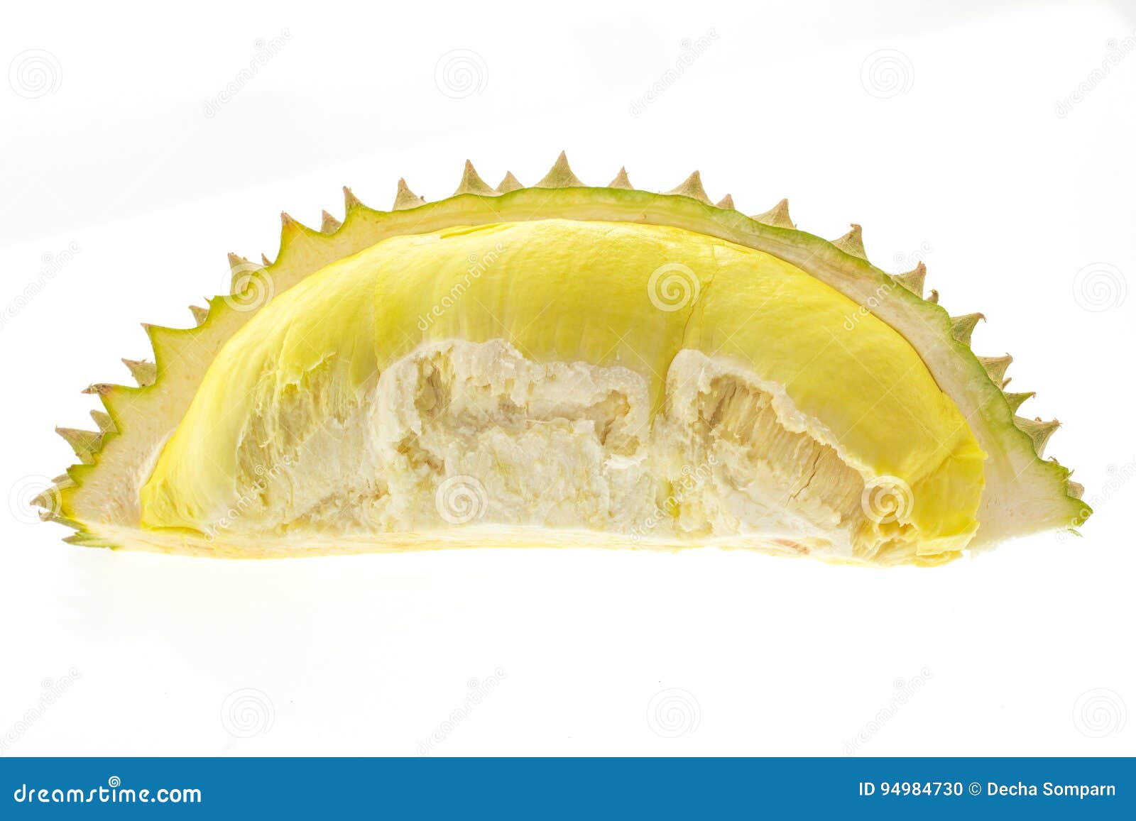 Durian isolated on white stock photo. Image of sweet - 94984730