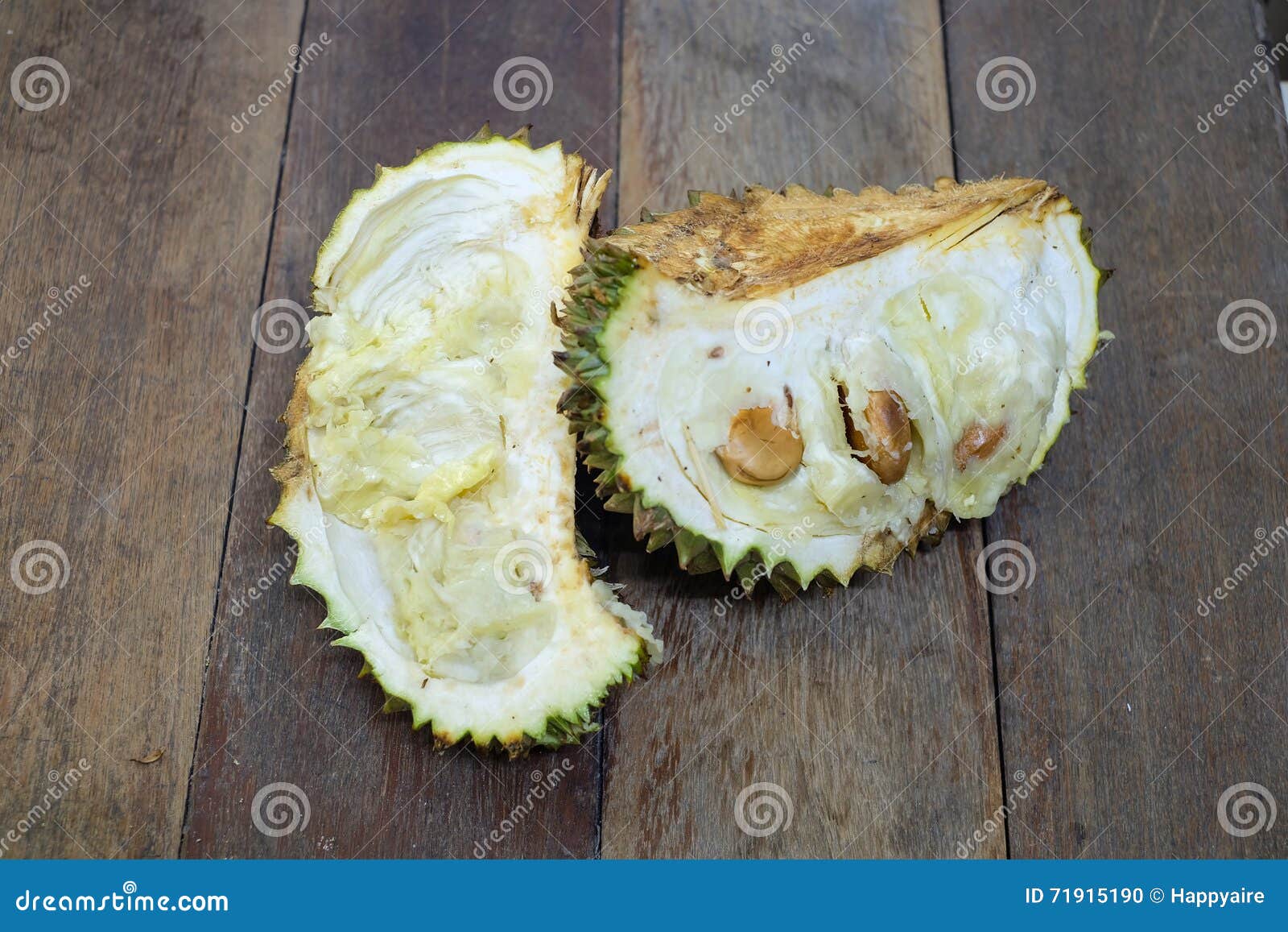Durian and rotten durian stock photo. Image of natural - 71915190