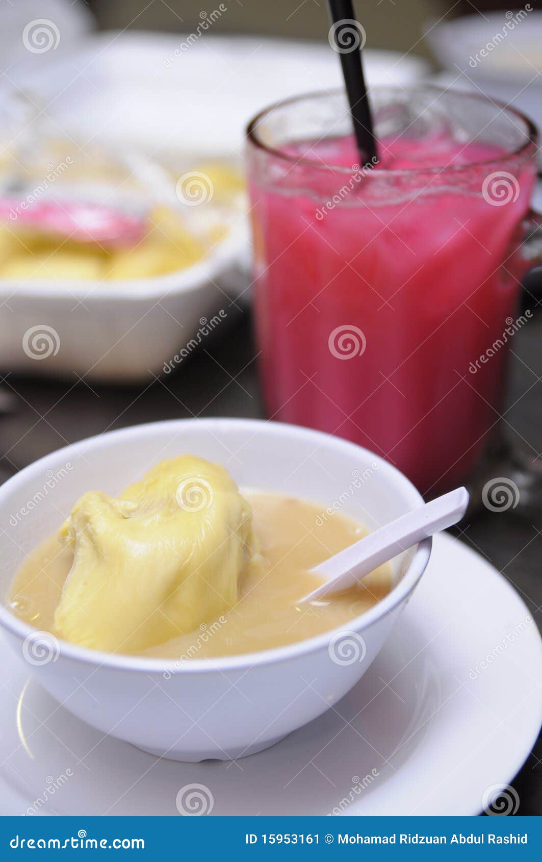Durian In Soup And Syrup Drink Picture. Image: 15953161