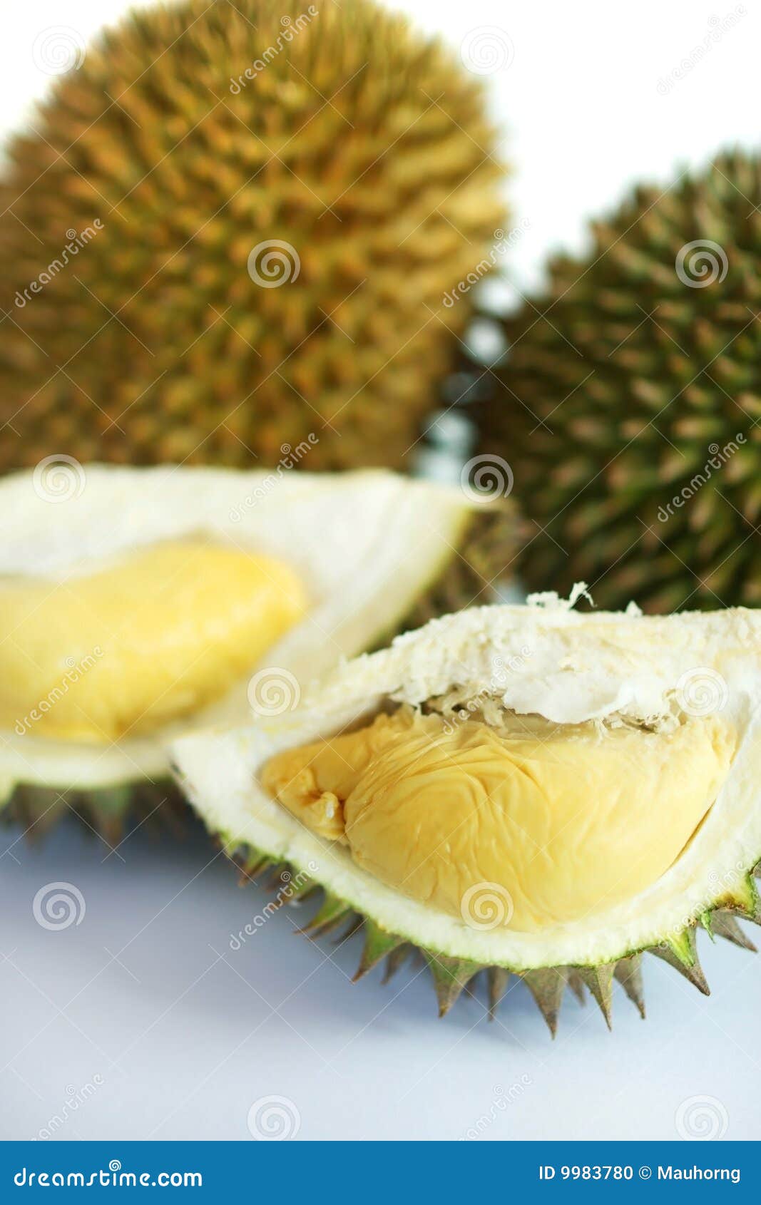 Durians fotografia stock. Immagine di polpa, bianco, parte - 9983780