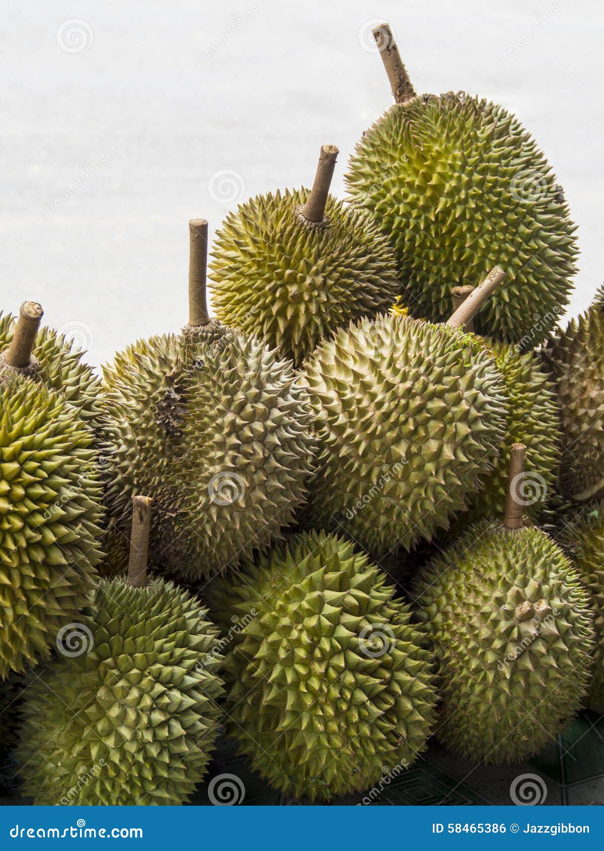 Durians stock photo. Image of sharp, stall, acquired - 58465386