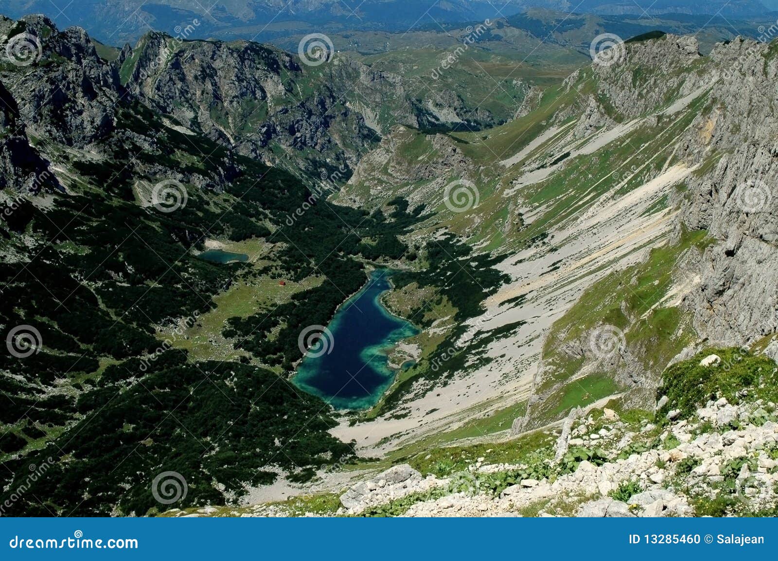 Durmitor Mountains, Montenegro, Skrcko Lake Stock Photo - Image of ...