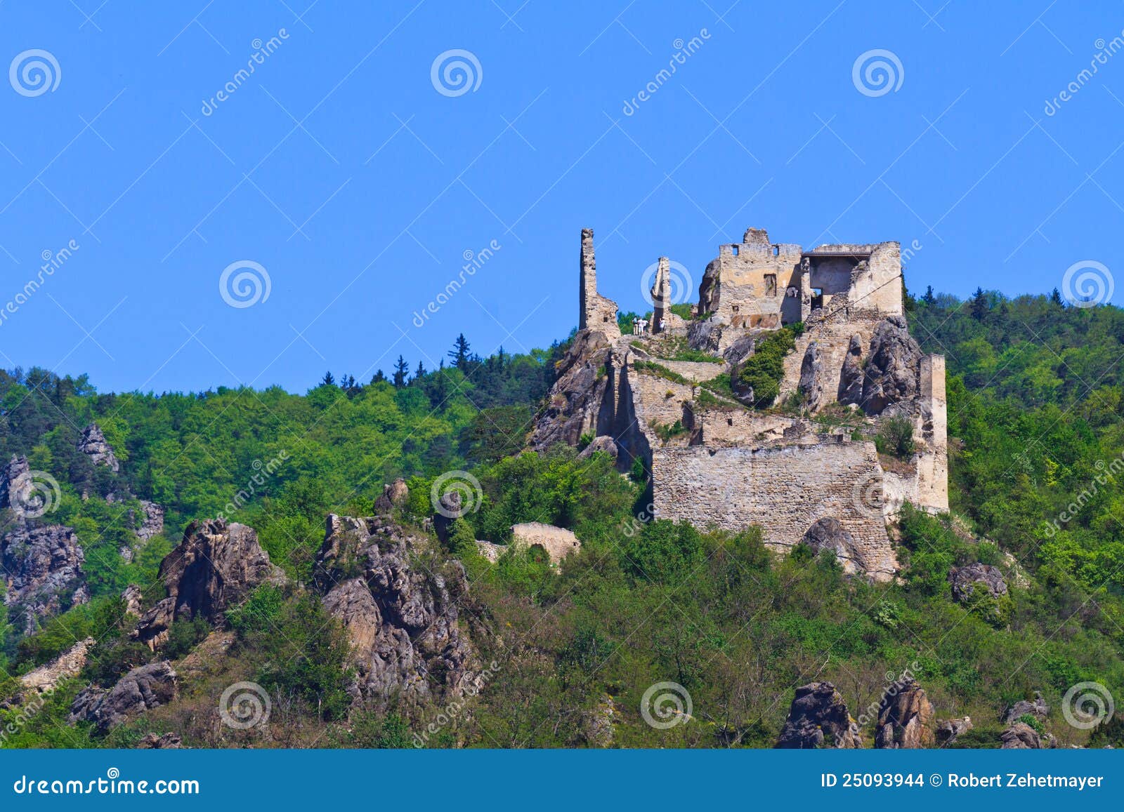 Durnstein on Danube (Wachau Valley), Austria Stock Photo - Image of ...
