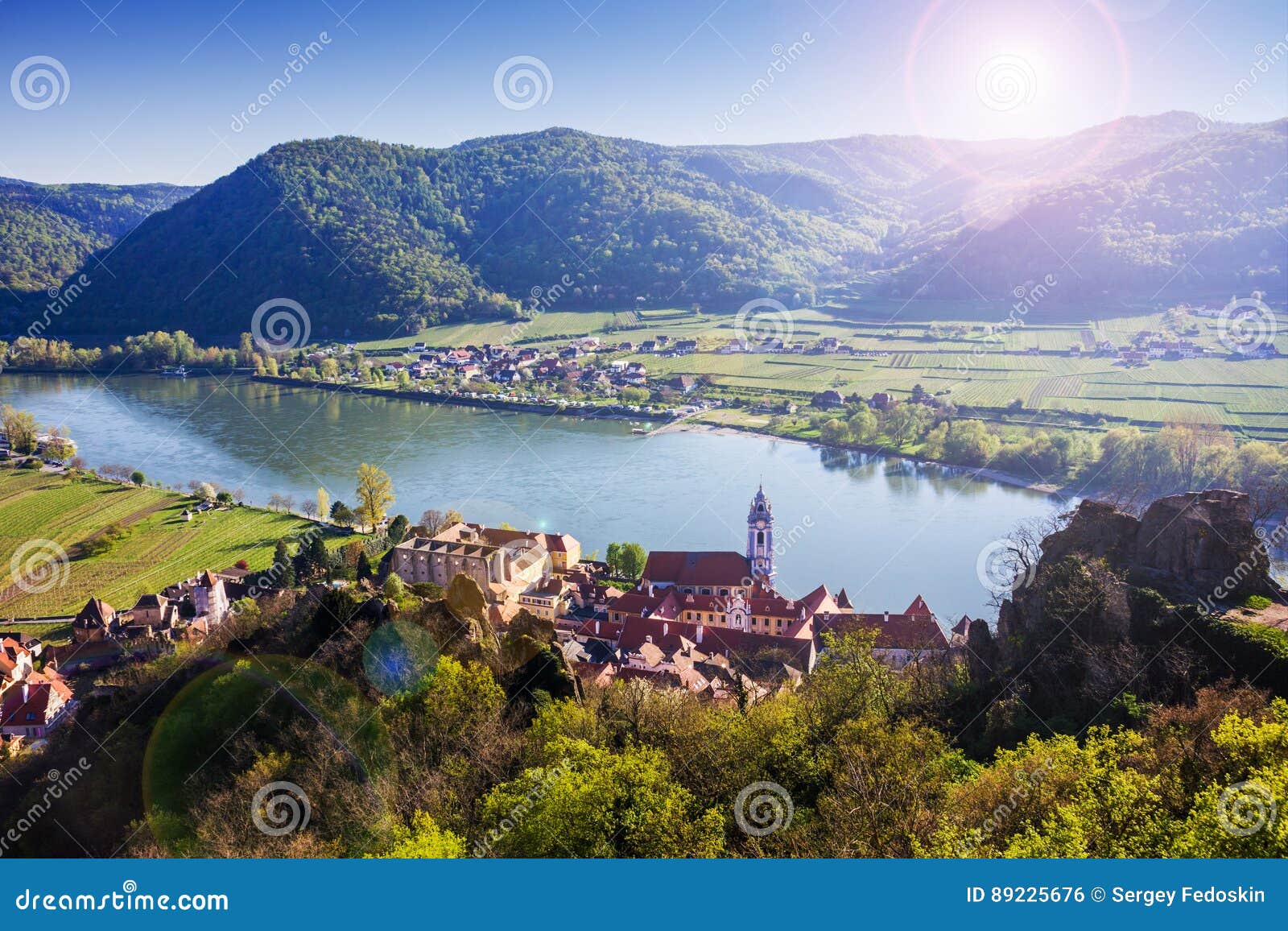 Durnstein, Wachau Valley. Austria Stock Photo - Image of romantic ...