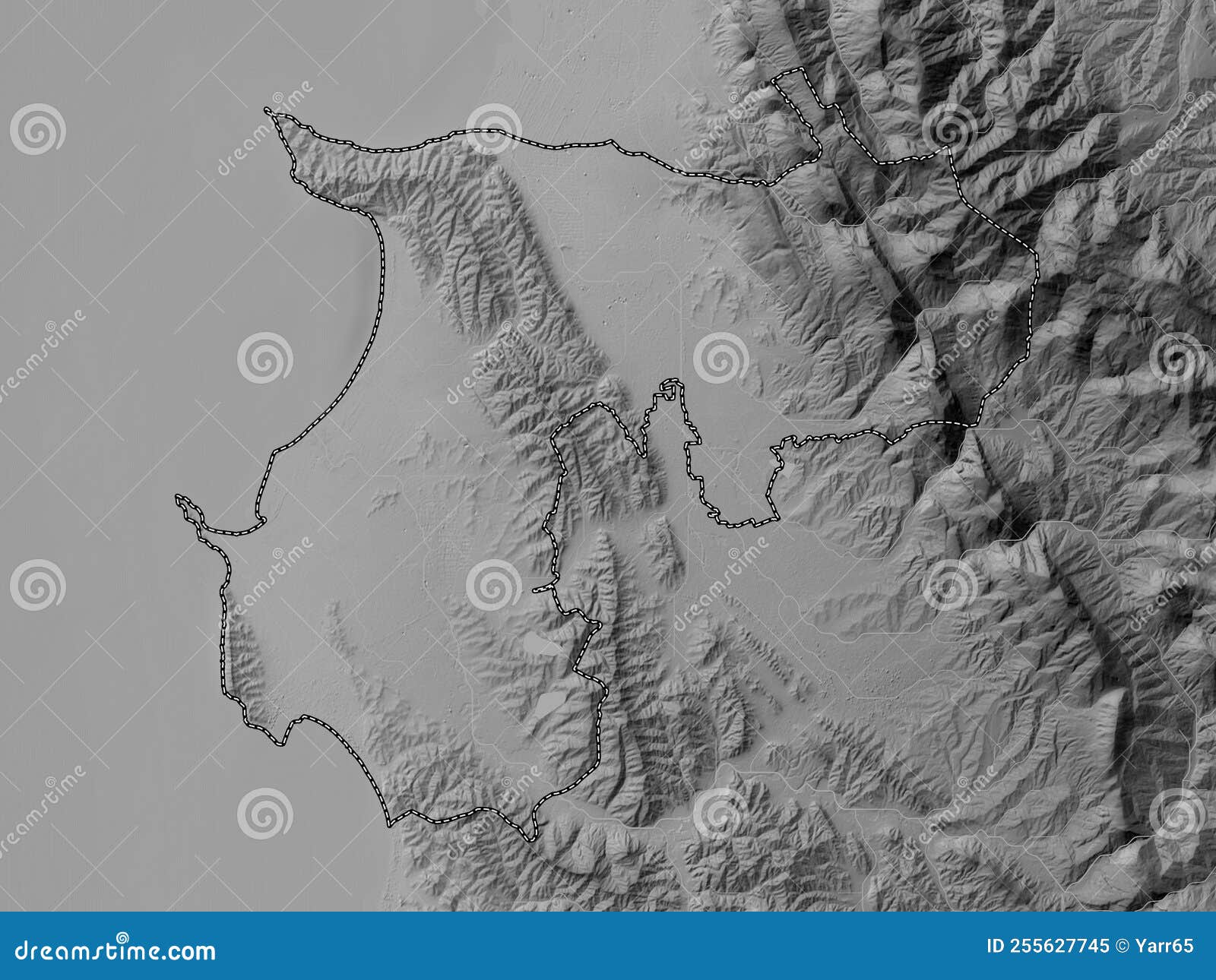Durres, Albania. Grayscale. No Legend Stock Image - Image of earth ...