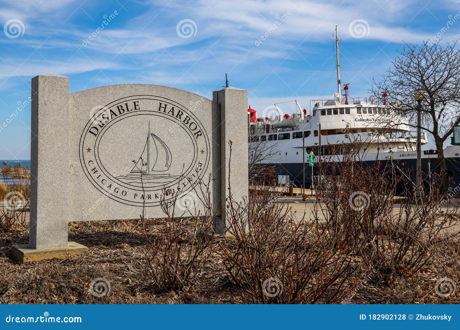 DuSable Harbor in Chicago Park District Editorial Stock Photo - Image ...