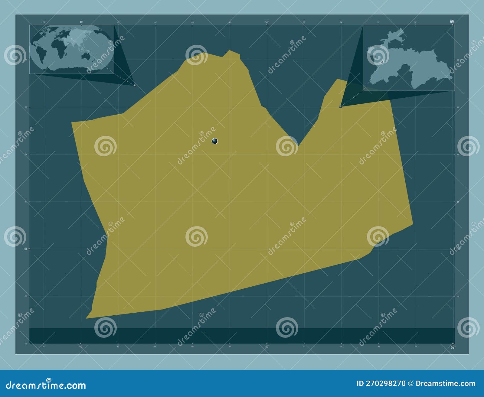 Dushanbe Tajikistan Solid Capital Stock Illustration Illustration