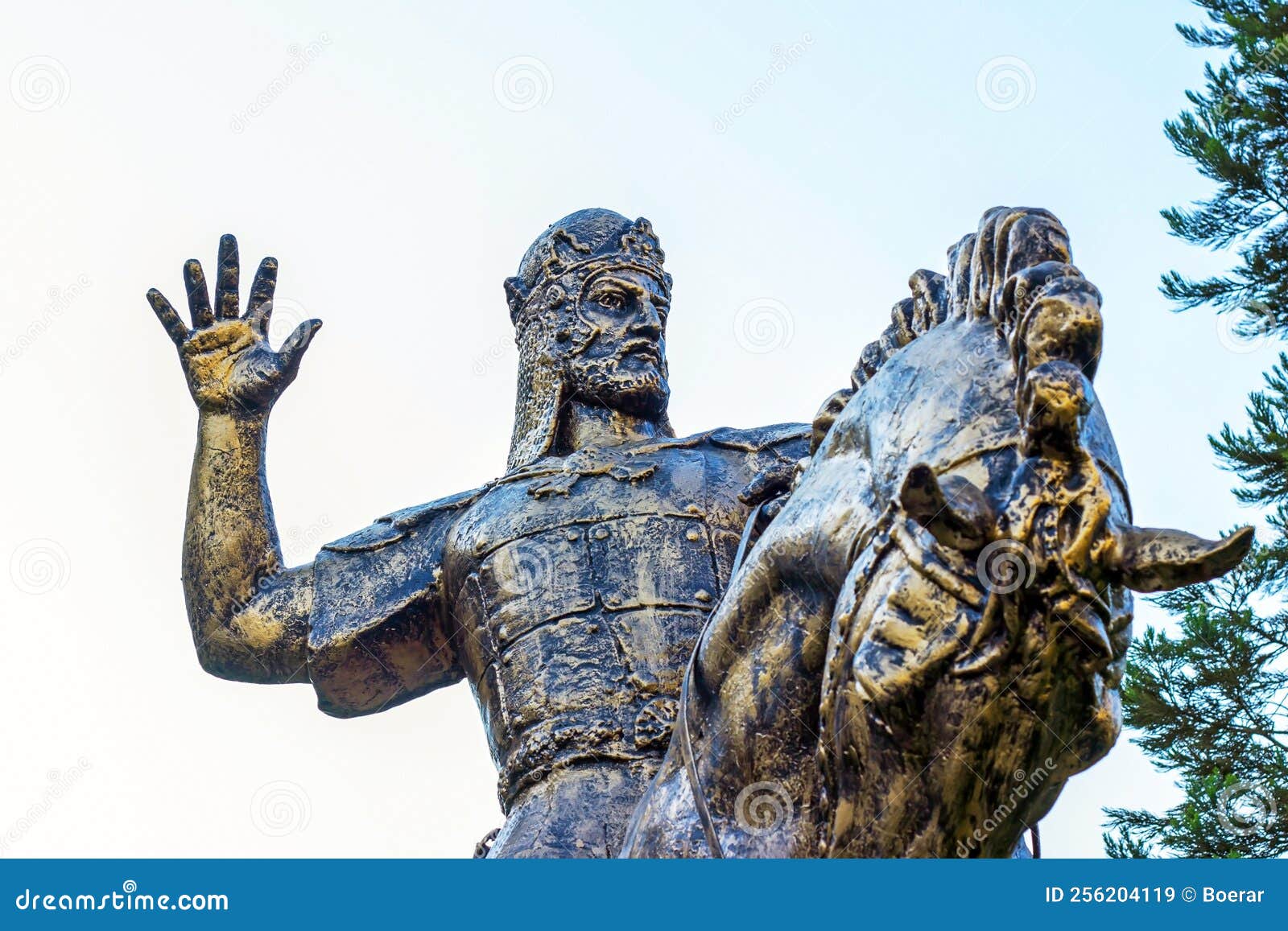 Dushanbe Tajikistan July 2 2022 The Bronze Statue Of Amir Ya Qub