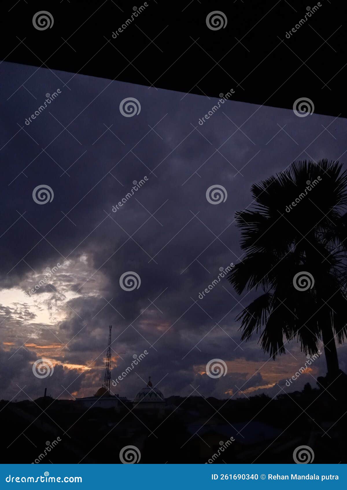 Dusk in the Afternoon and Alternation of Day and Night Stock Photo ...