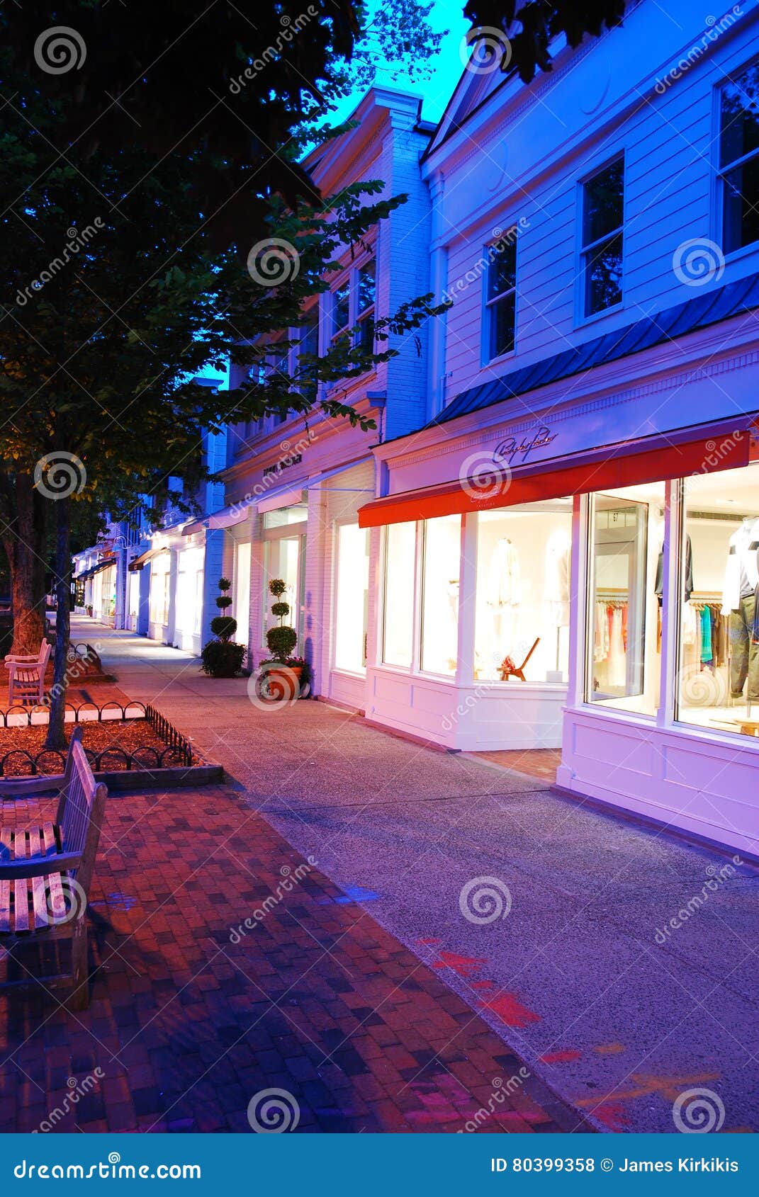 Dusk on East Hampton, Long Island Editorial Stock Photo - Image of ...