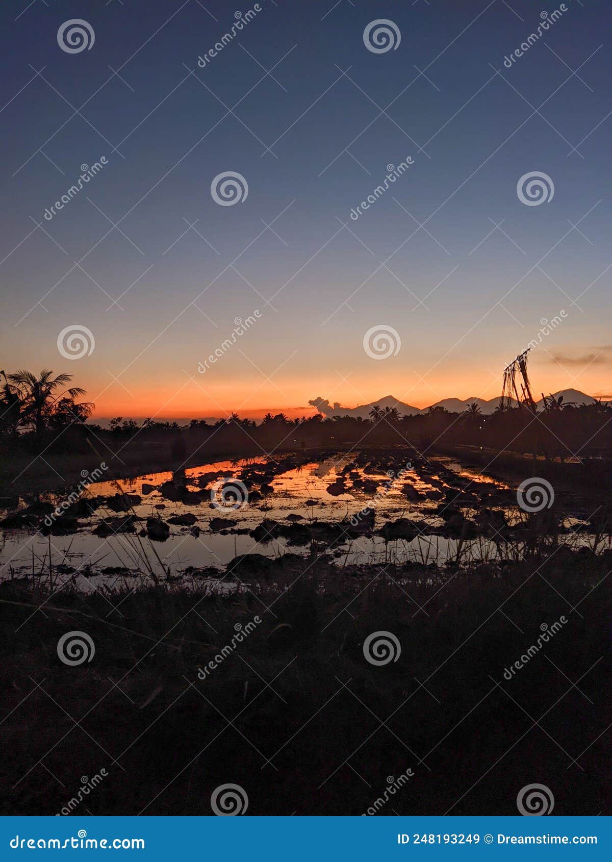 Dusk Nightfall Sundown Twilight Eve Evening Event Ide Gloaming Stock ...