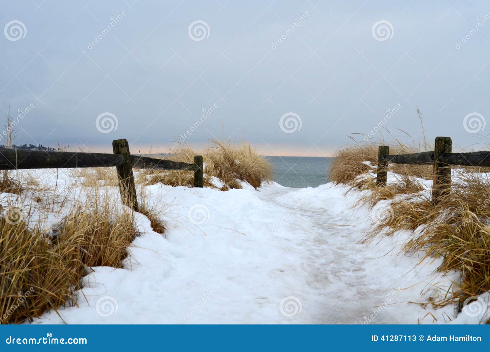 Dusk at Pine Point Beach Maine Stock Image - Image of vacation, beach ...