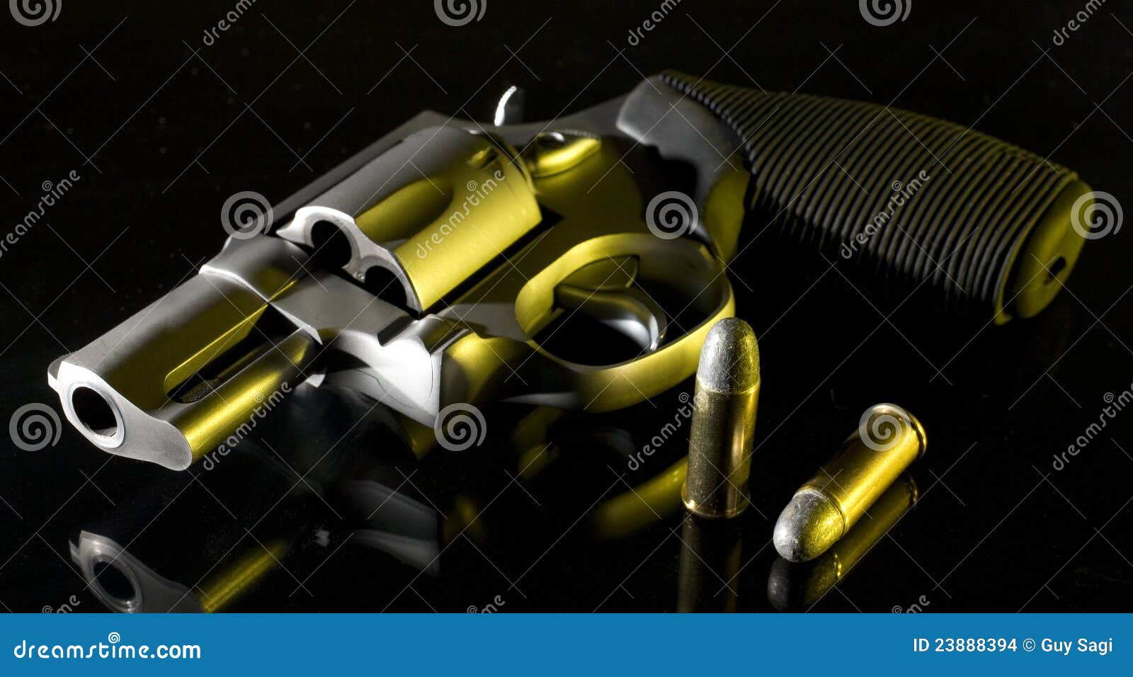 Dusk revolver stock photo. Image of brass, firearm, muzzle - 23888394