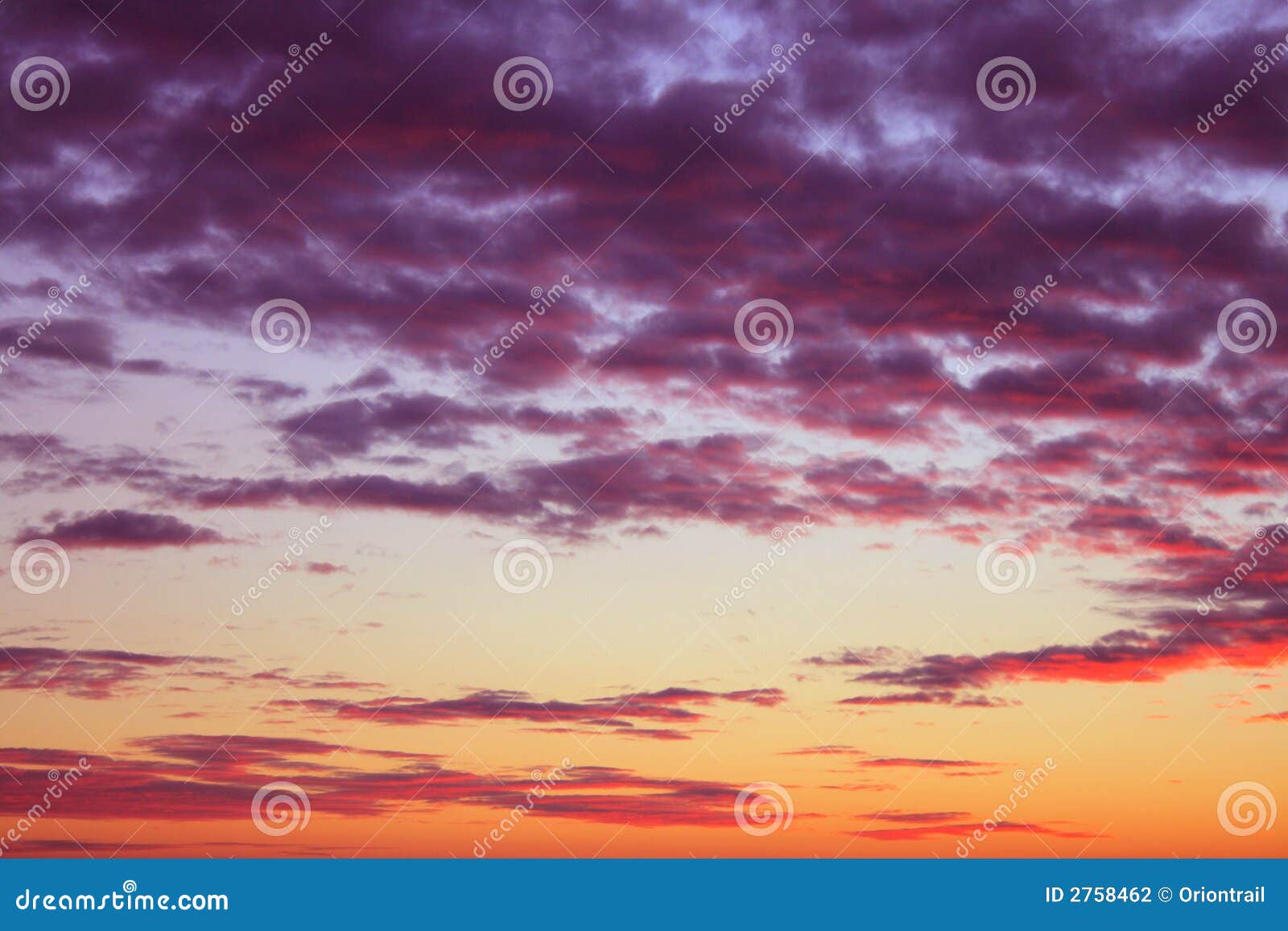 Dusk sky stock photo. Image of powerfull, dusk, sunlit - 2758462