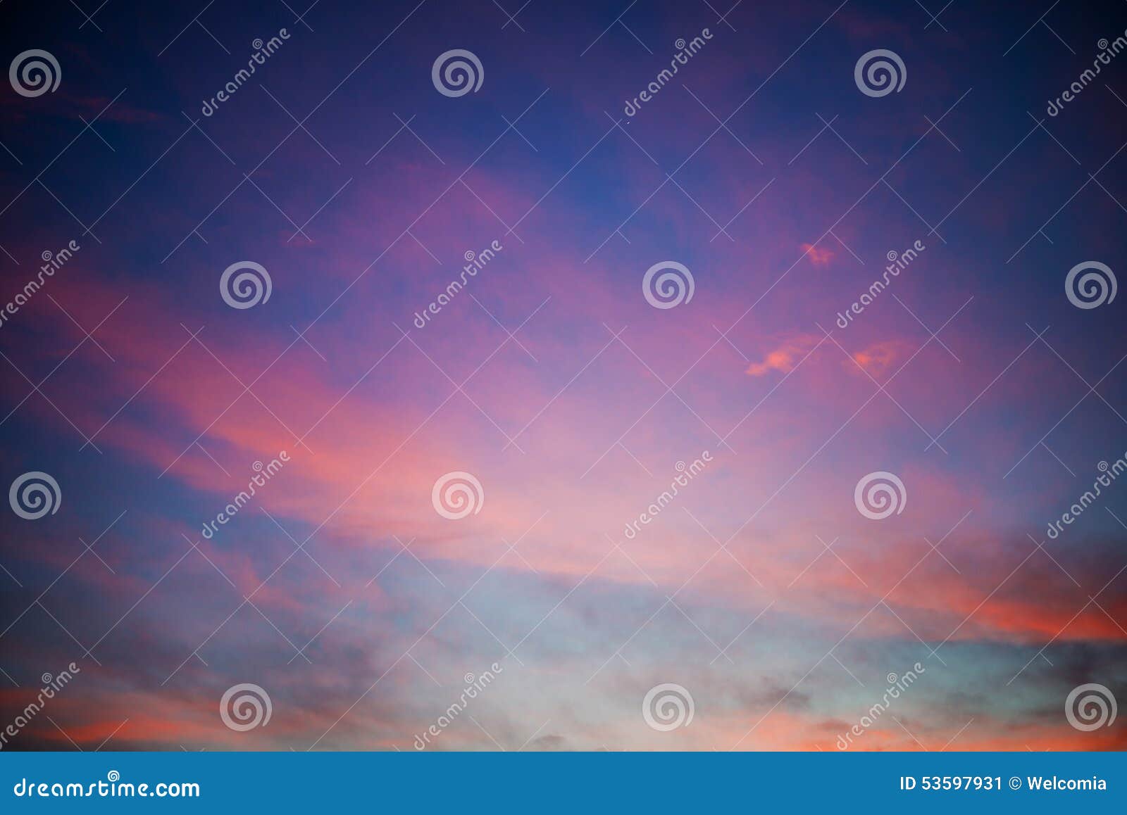 Dusk Sky Background Royalty-Free Stock Photo | CartoonDealer.com #53597931