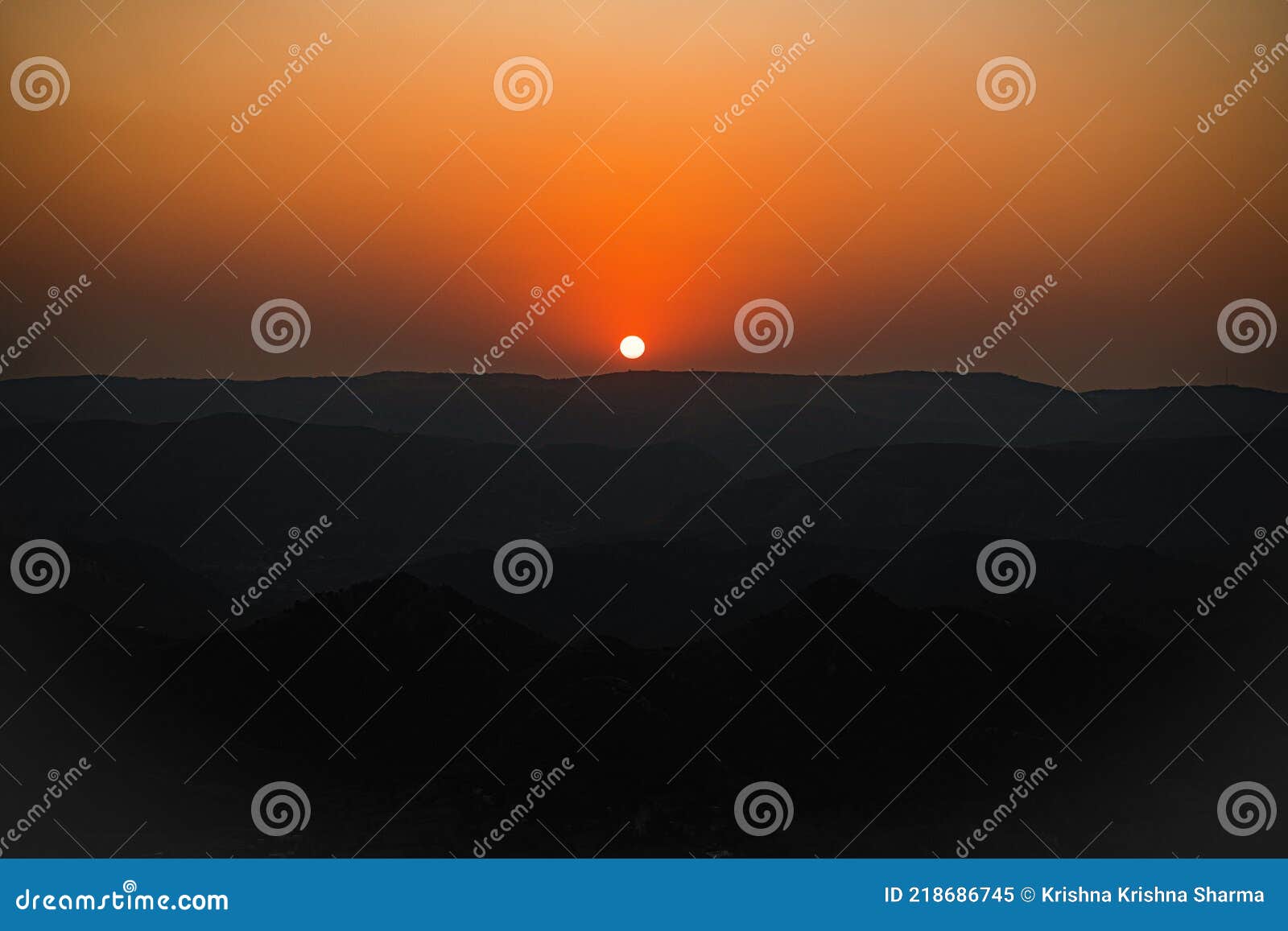 Dusk time stock image. Image of feel, dusk, nature, time - 218686745