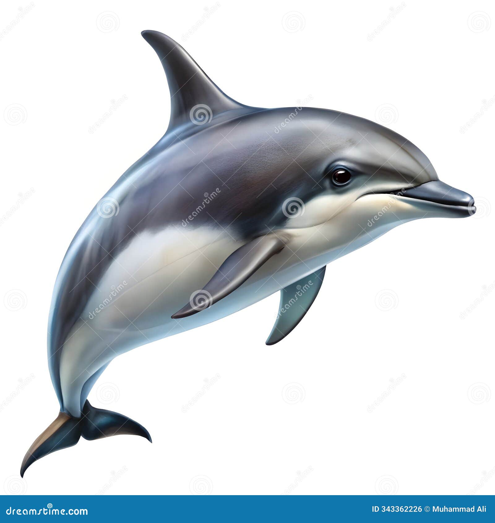 Dusky Dolphin Isolated On Transparent Background. Royalty-Free Stock Image | CartoonDealer.com ...