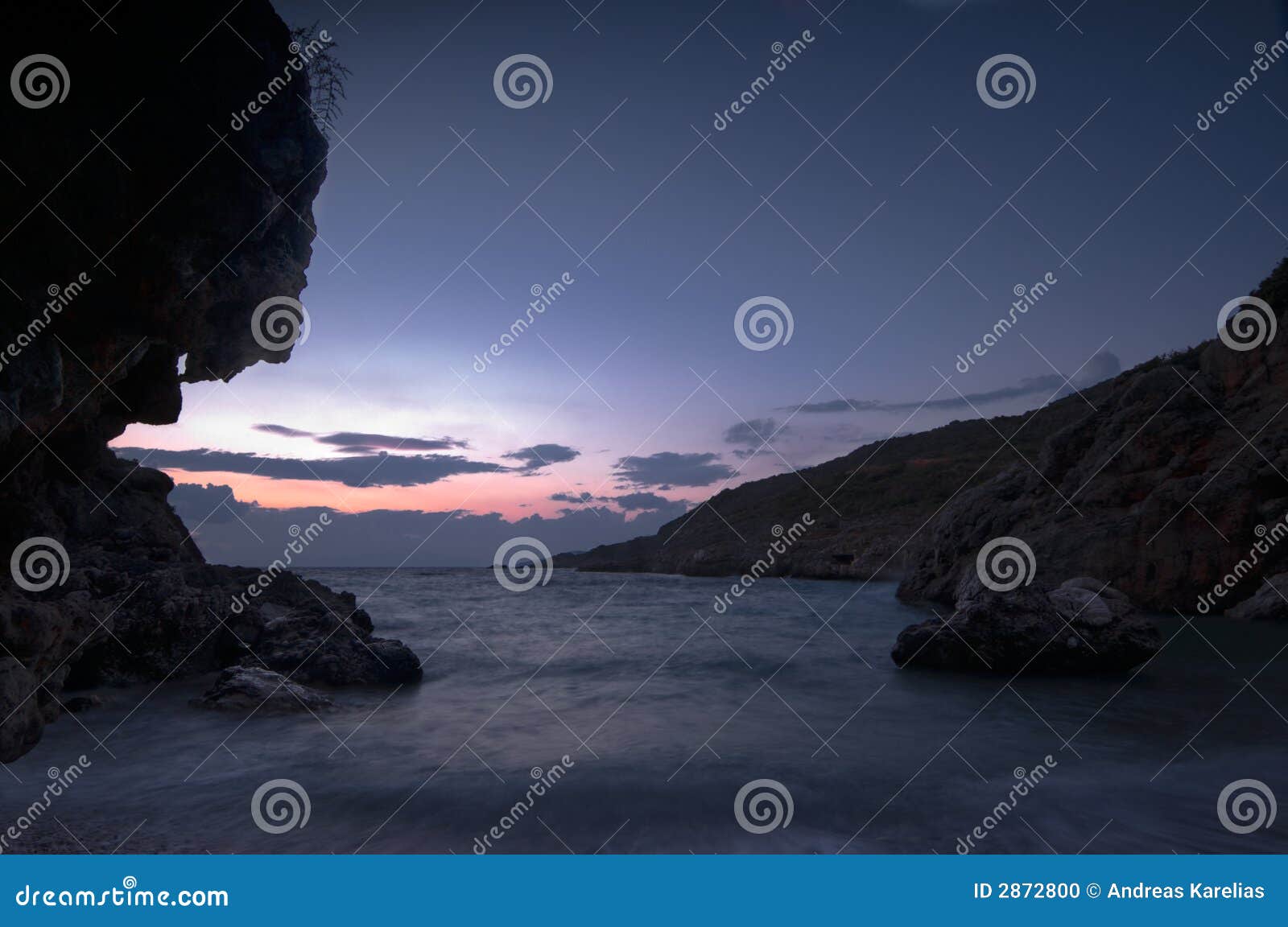 Dusky seascape stock photo. Image of beach, discovery - 2872800