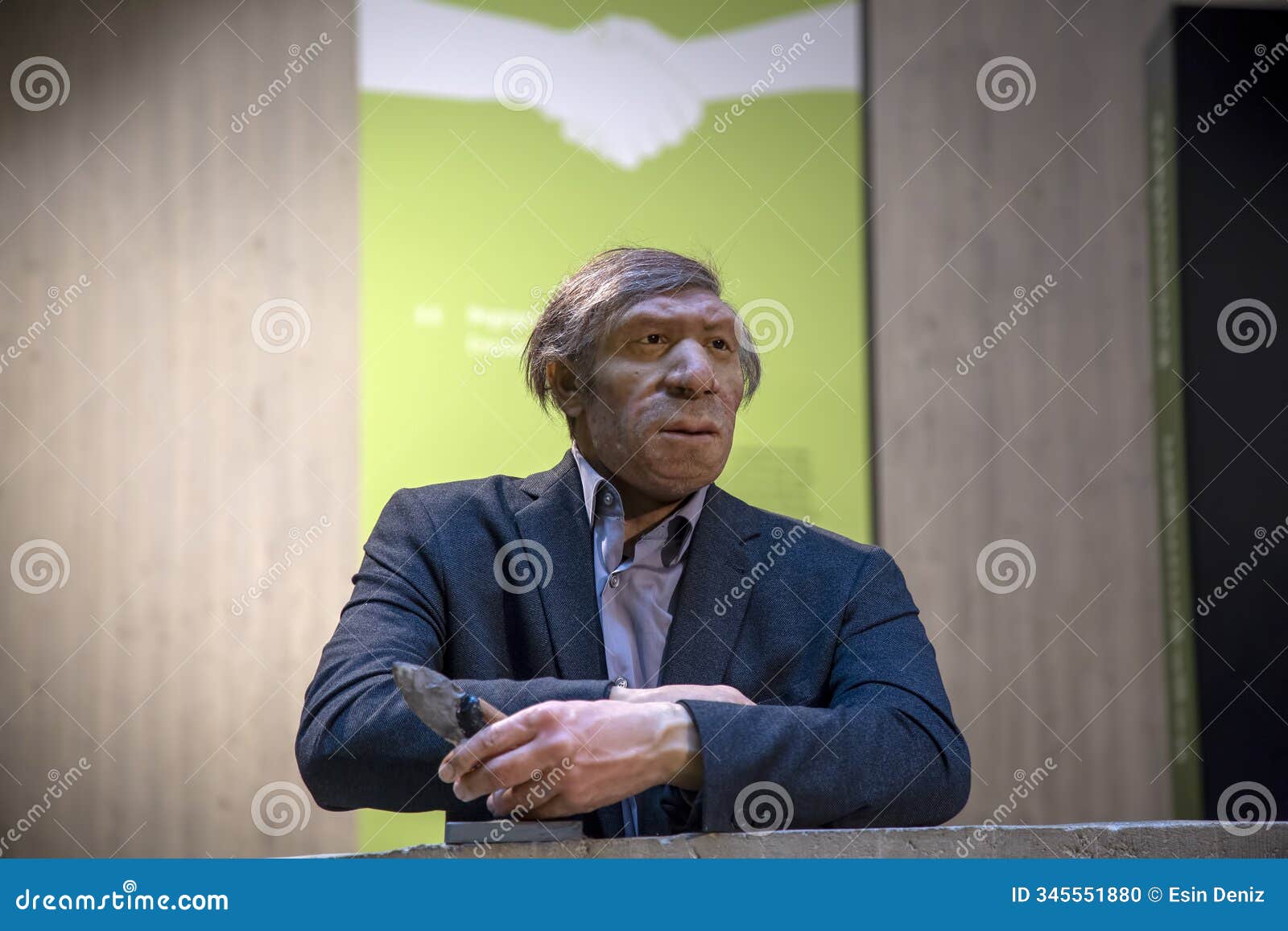 Dusseldorf, Germany, February 16, 2024, Neanderthal Museum in ...
