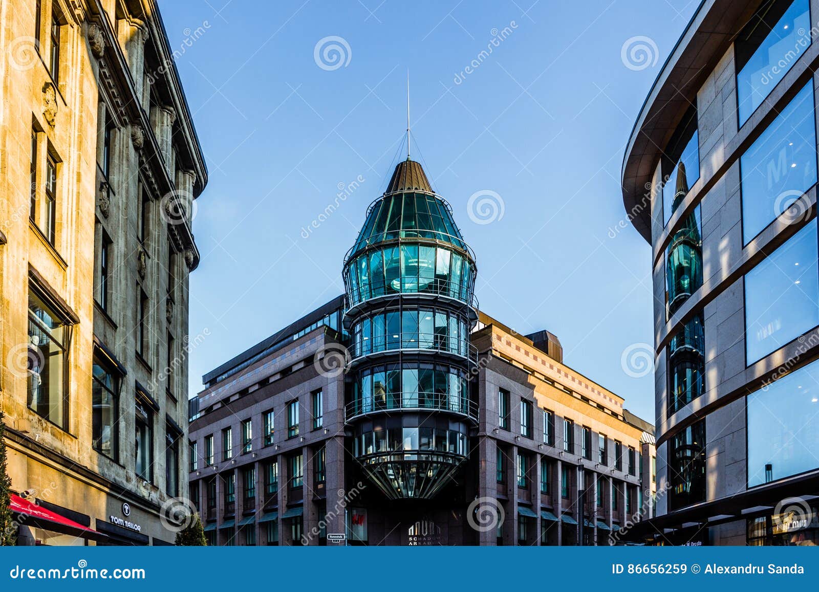 Dusseldorf, Germany editorial stock image. Image of traffic - 86656259