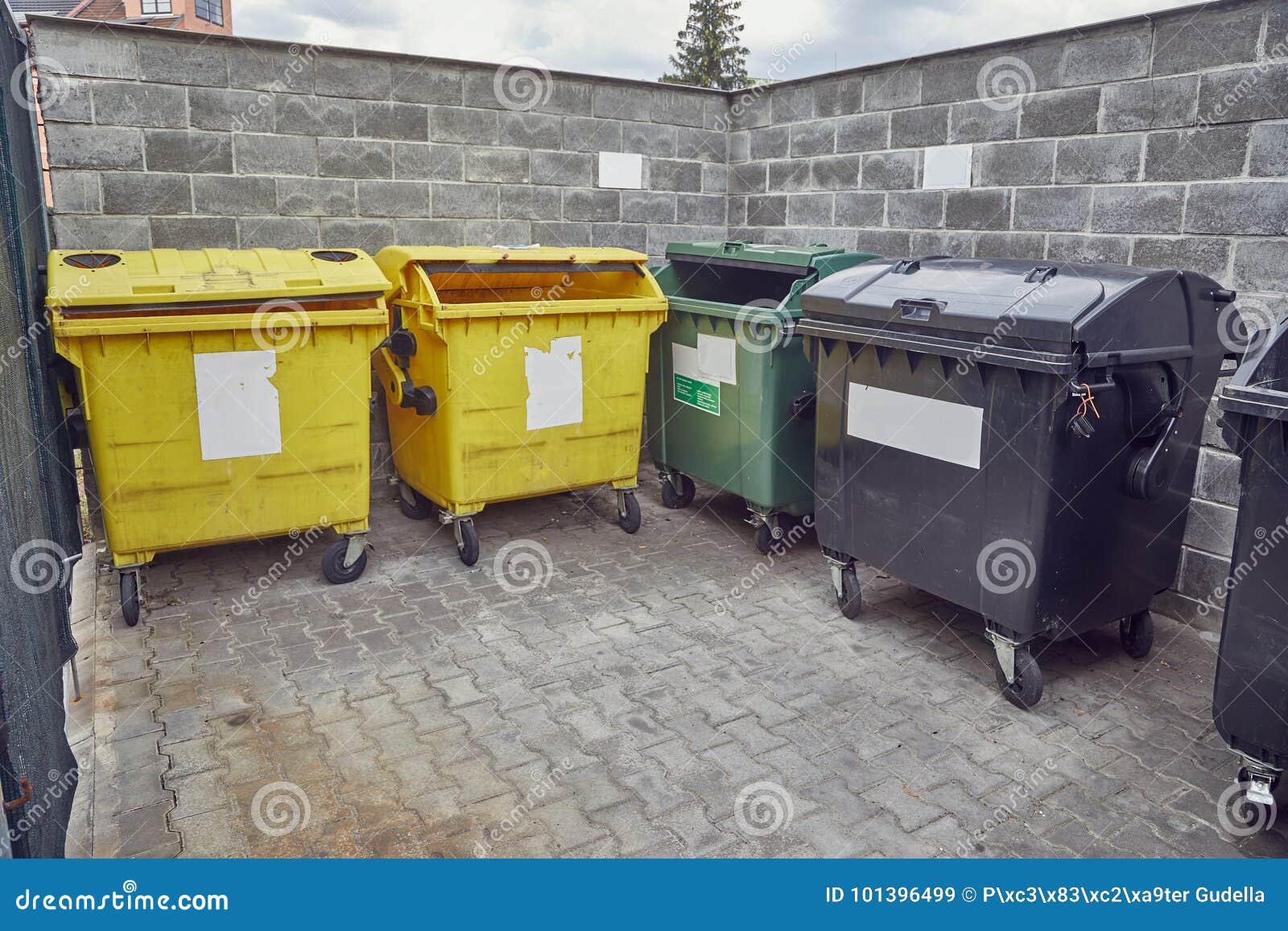 Dust bin containers stock image. Image of collect, container - 101396499