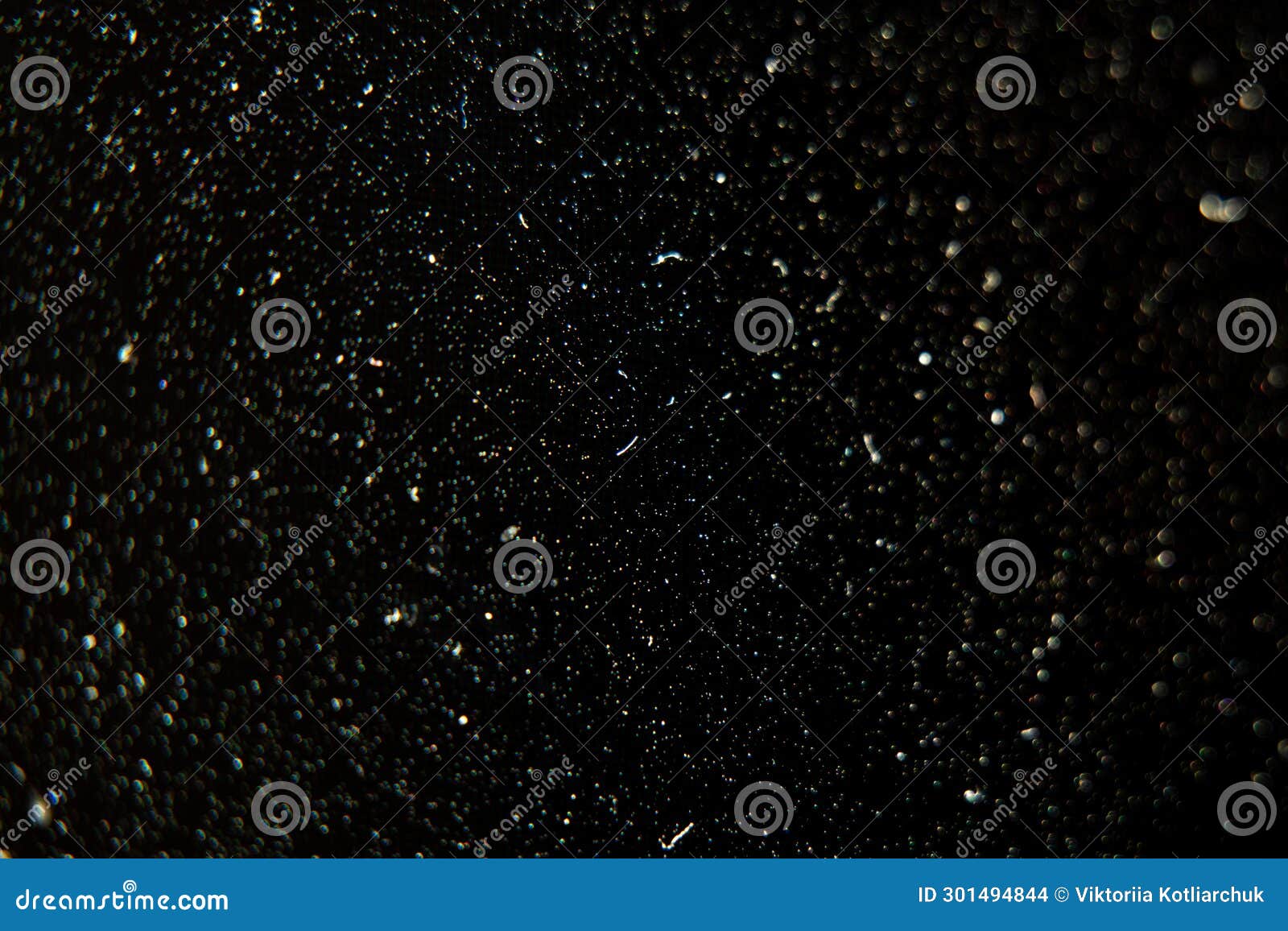 Dust on a Black TV Screen Macro Photo, Dust on a Black Background As a ...