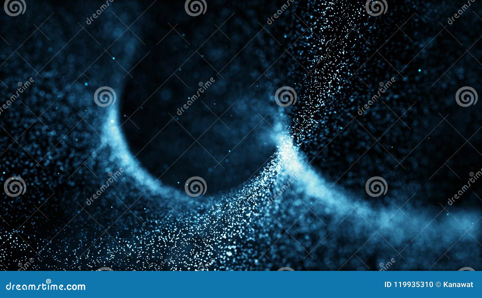 Dust Blue Wave Abstract Background Illustration Stock Photo - Image of ...
