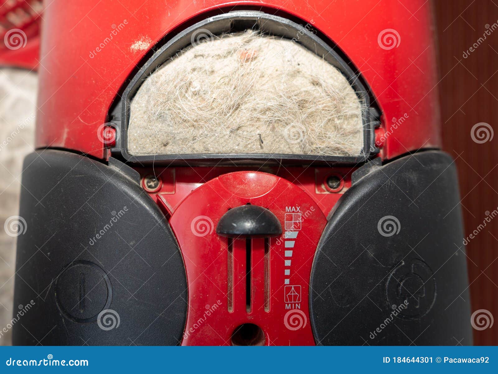 Dust Clogged Vacuum Cleaner Filter. Stock Image - Image of wrapped ...