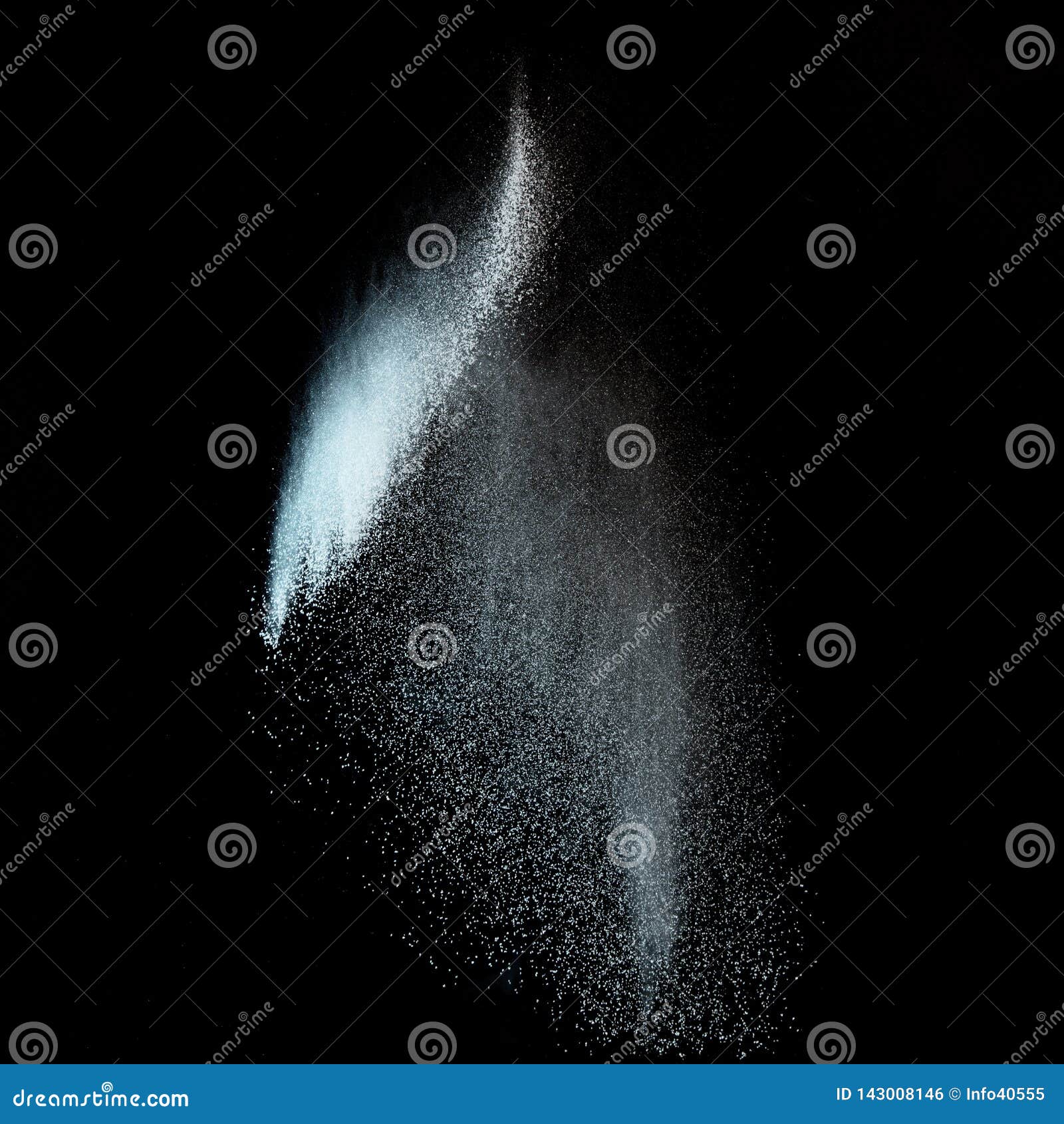 Dust Cloud on Black Background Stock Photo - Image of exploding ...