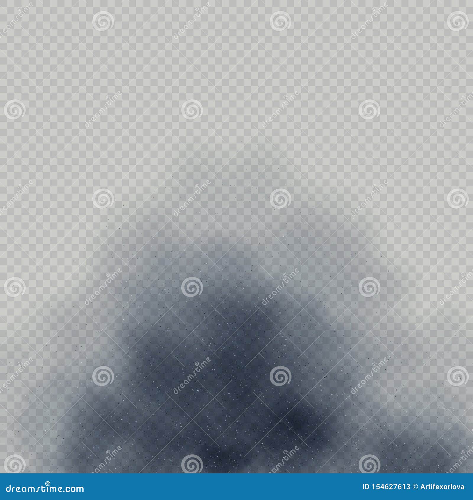 Dust Cloud or Fire Smoke Special Effect on Transparent Background. EPS ...