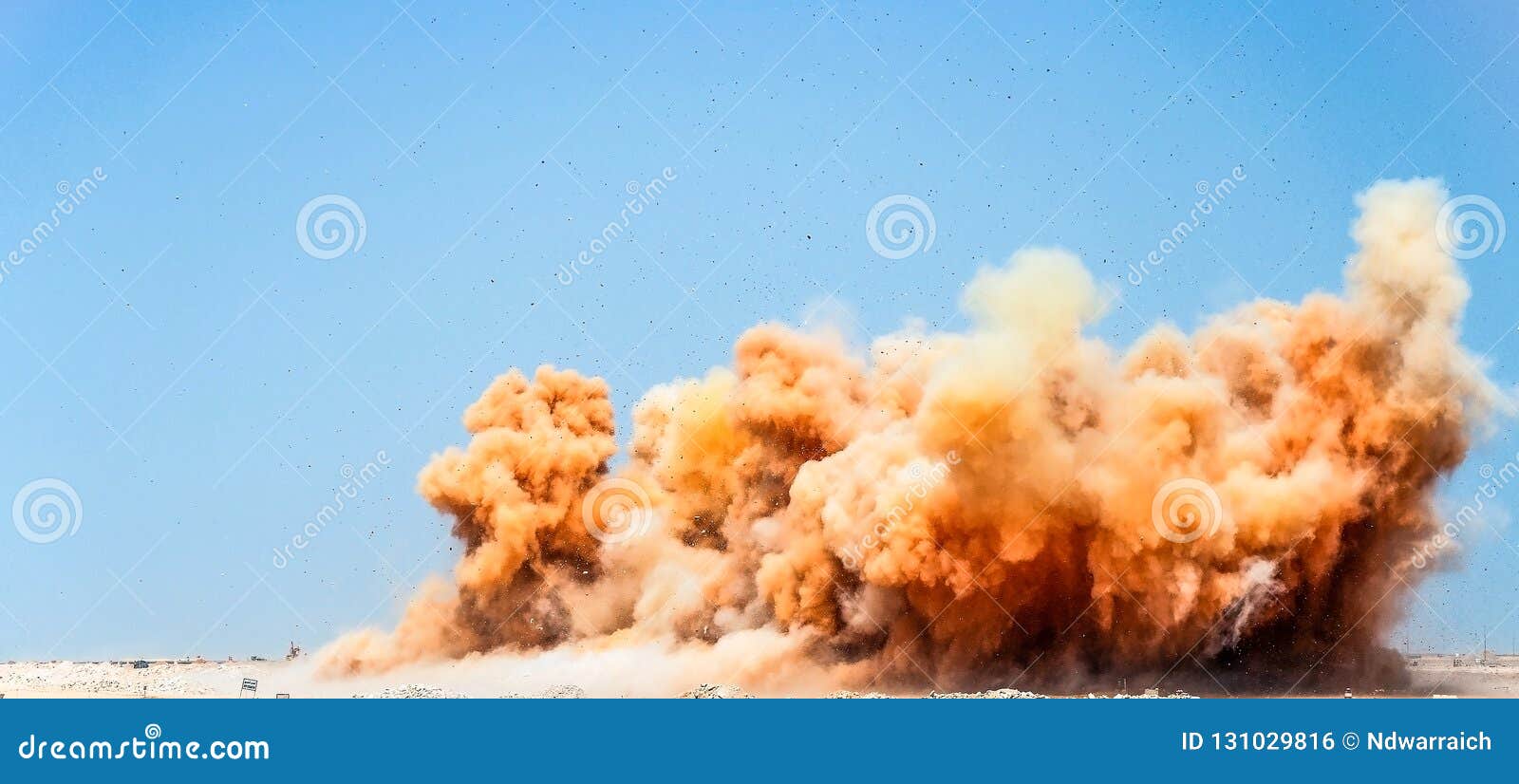 Dust Clouds after the Blasts Stock Photo - Image of burst, blast: 131029816